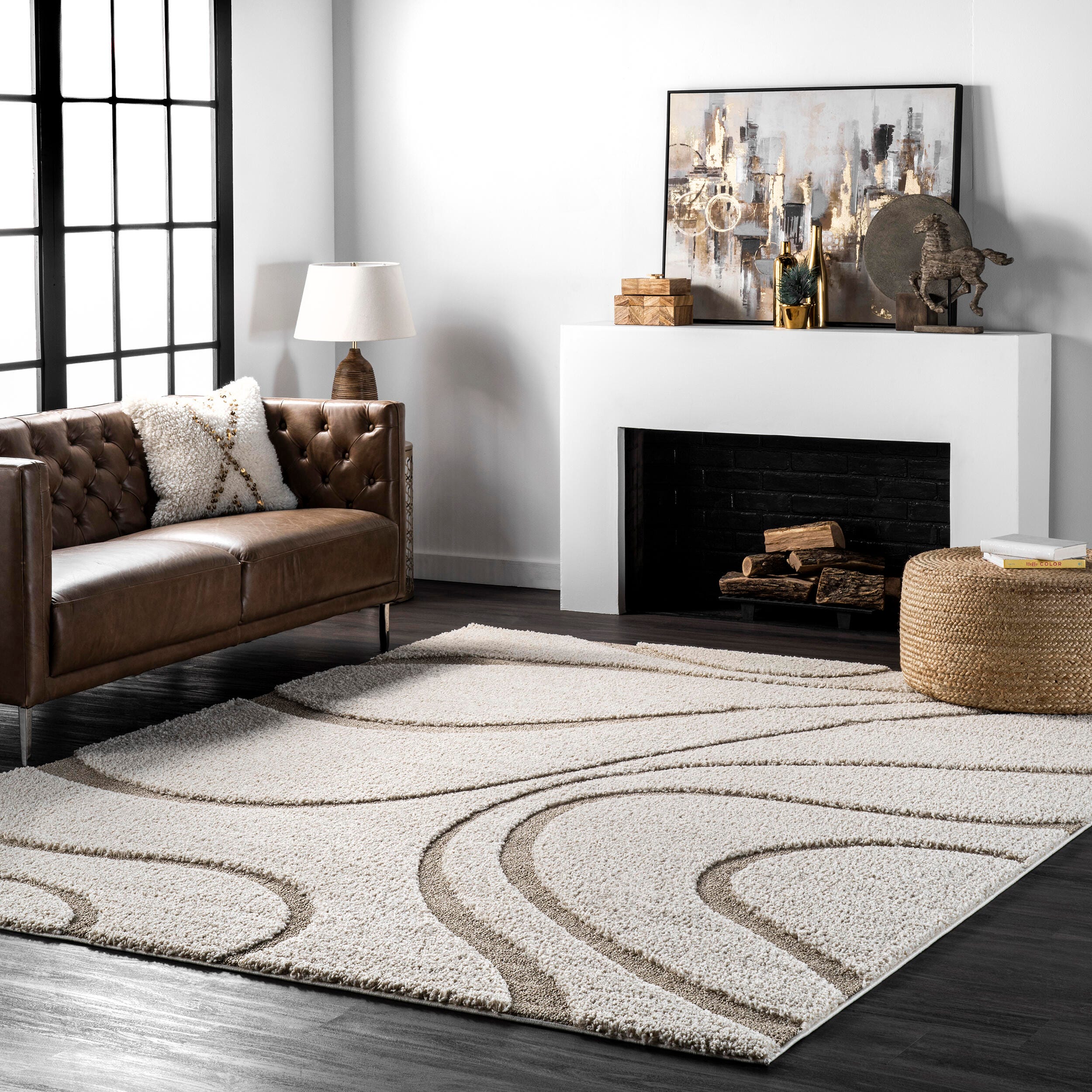 Click here for Nuloom Carolyn Modern Shag Area Rug  Cream prices
