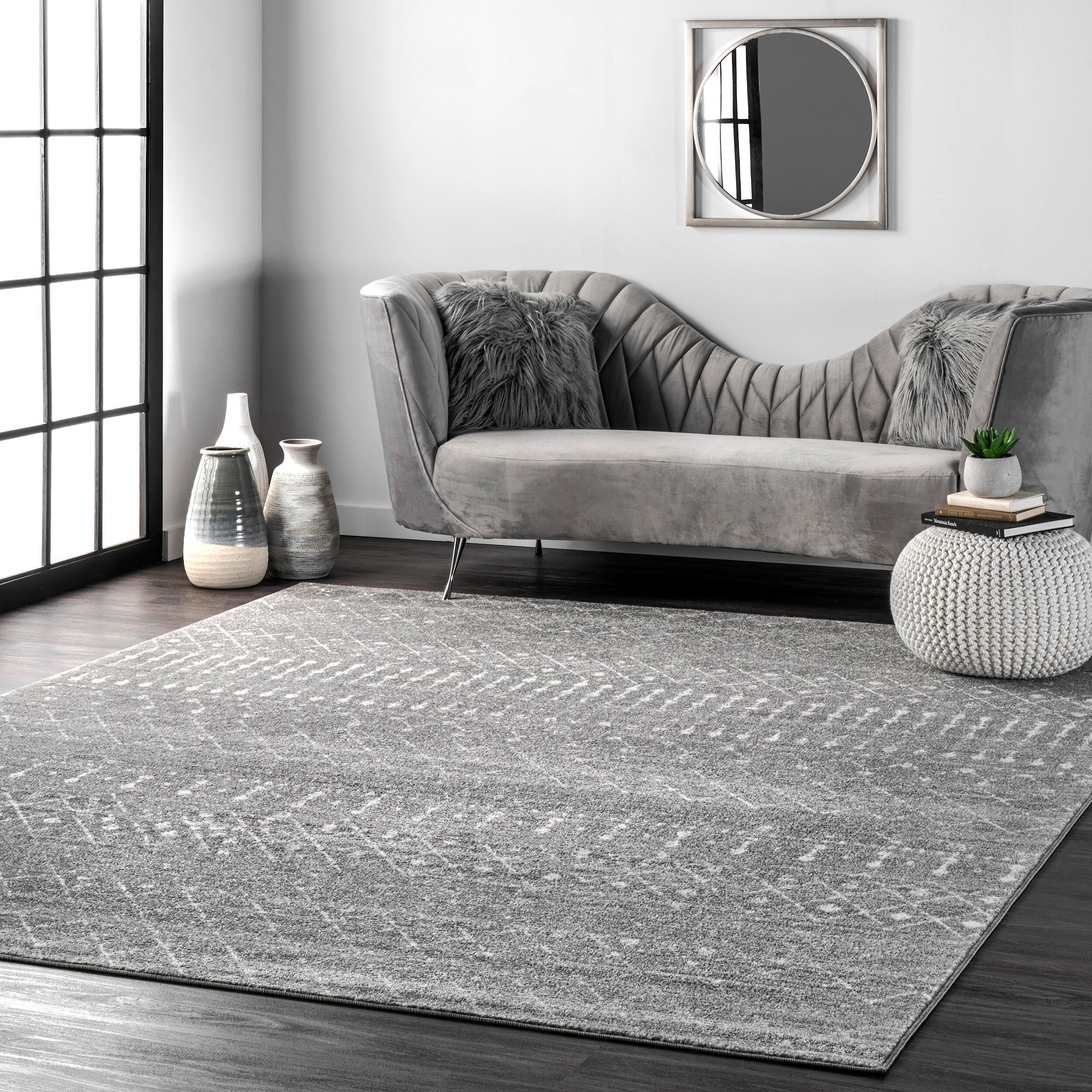 Click here for Nuloom Moroccan Blythe Area Rug  Dark Gray prices