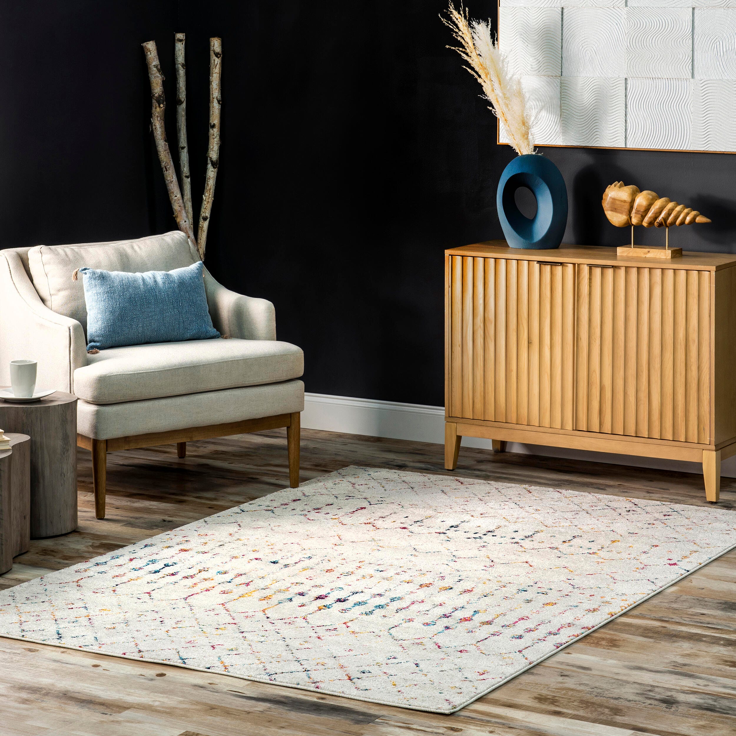 Click here for Nuloom Moroccan Blythe Area Rug  Light Multi prices