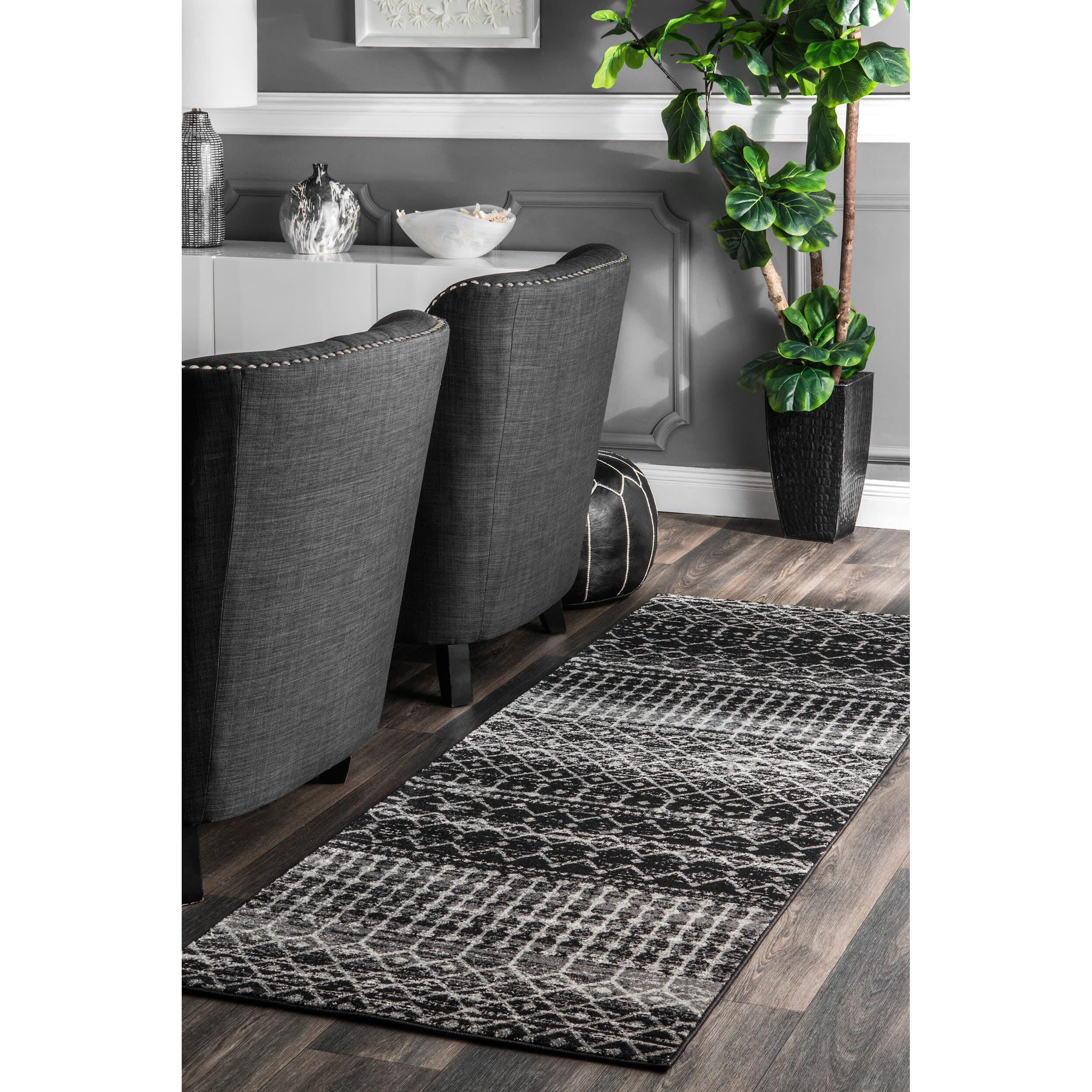 Click here for Nuloom Moroccan Blythe Area Rug  Black prices
