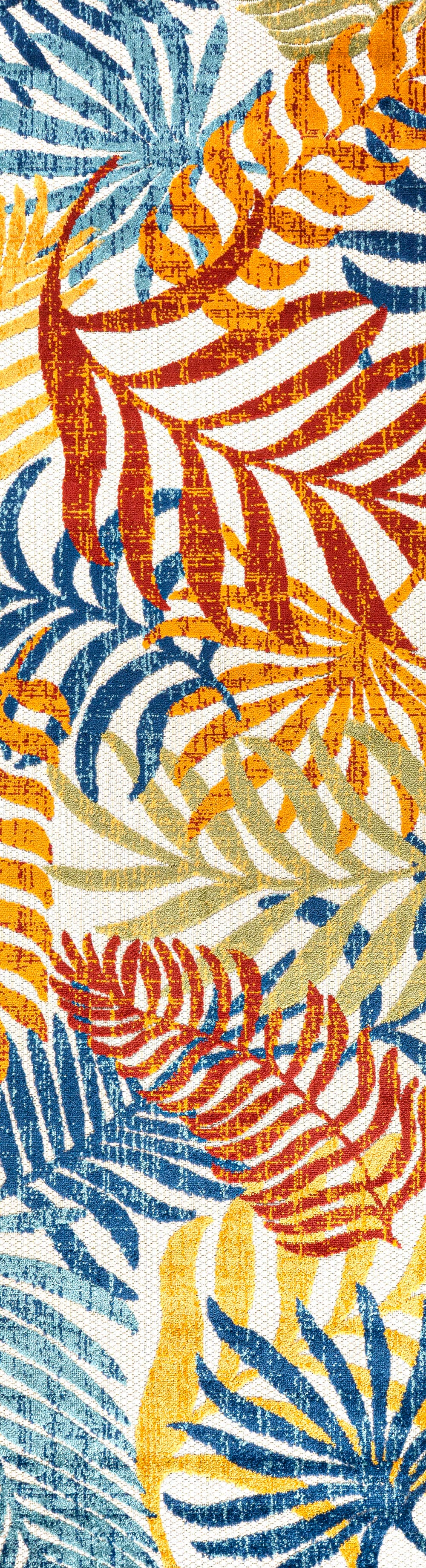 Click here for Jonathan Y Tropics Palm Leaves 2 x 8 Indoor/Outdoo... prices