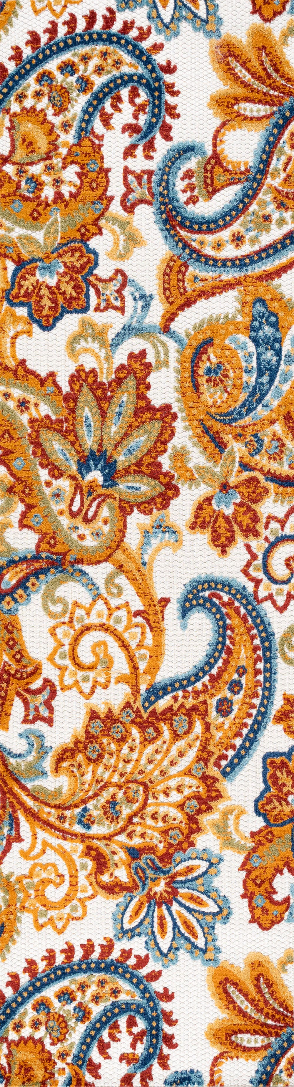 Click here for Jonathan Y Gordes Paisley High-Low 2 x 10 Indoor/O... prices