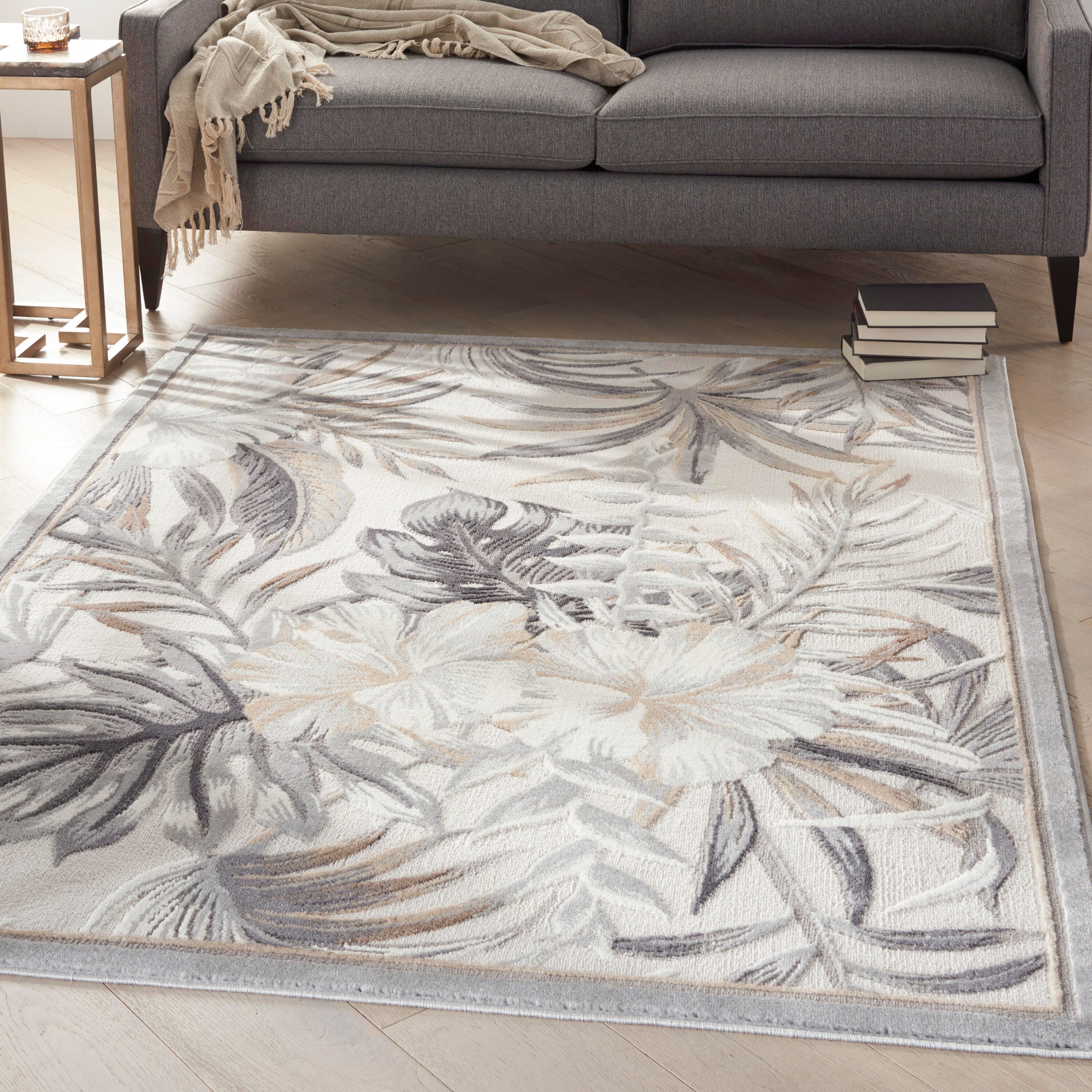 Click here for Nourison Home Reef Seaside 53 x 73 Area Rug  Ivory... prices