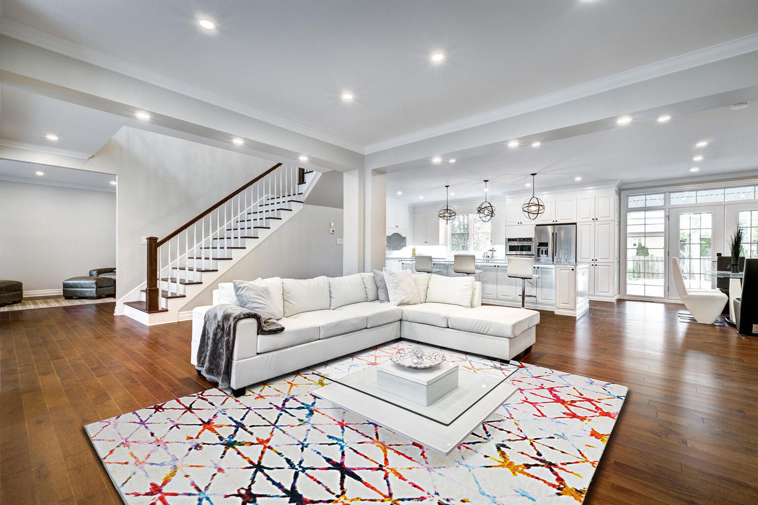 Click here for Linon Motif Printed Faux Rabbit Felix 8 X 10 Area... prices