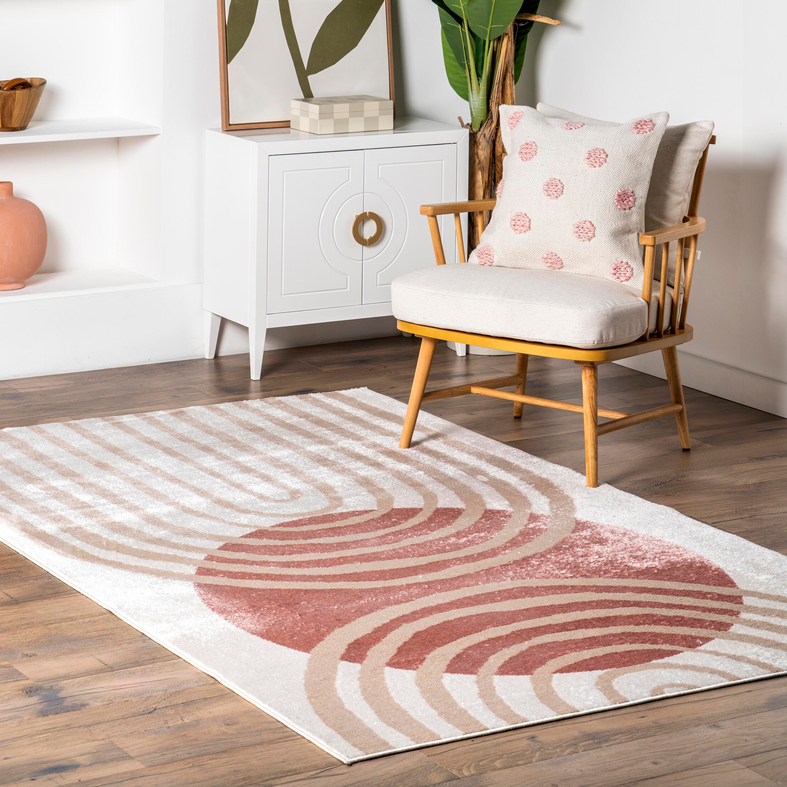 Click here for nuLOOM Shandra Abstract Sky Area Rug  Blush prices