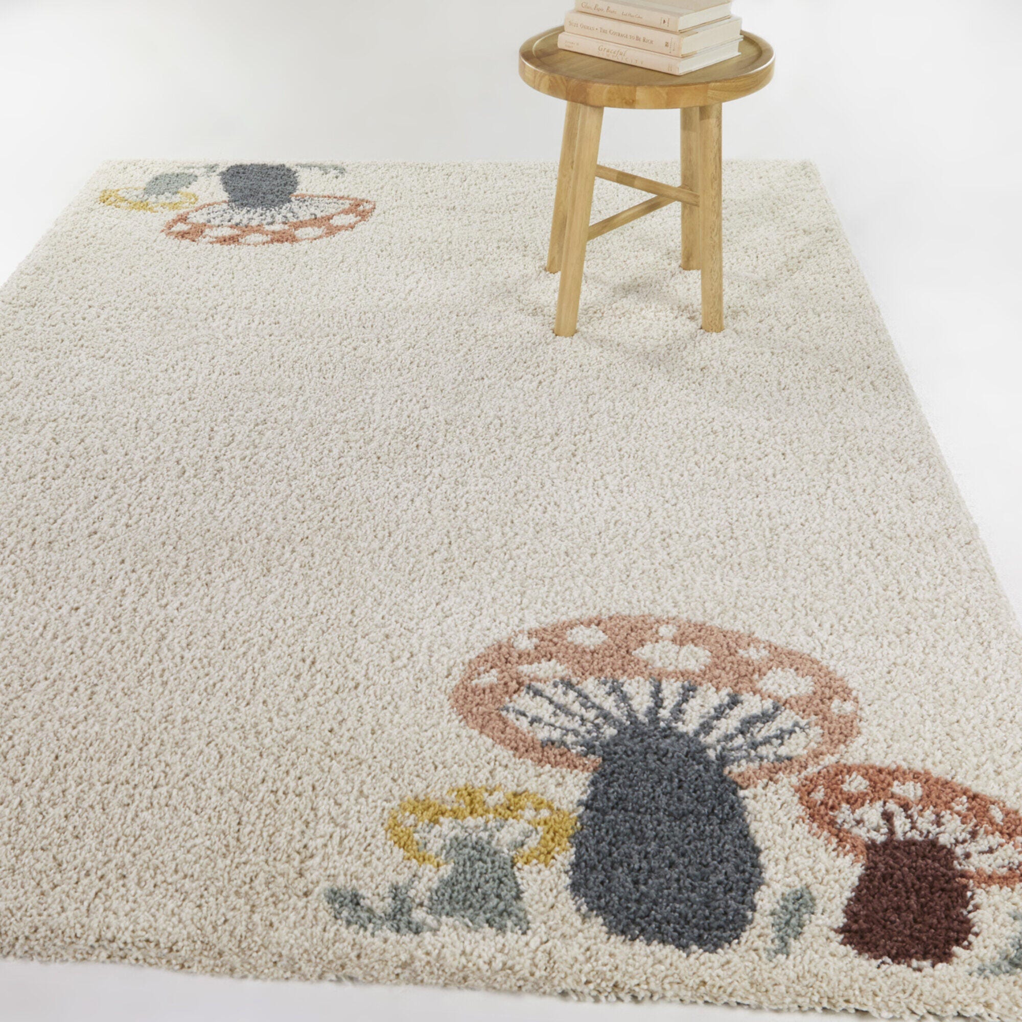 Click here for Balta Mushroom Kids Nature 5 3 x 7 Area Rug  Cream prices