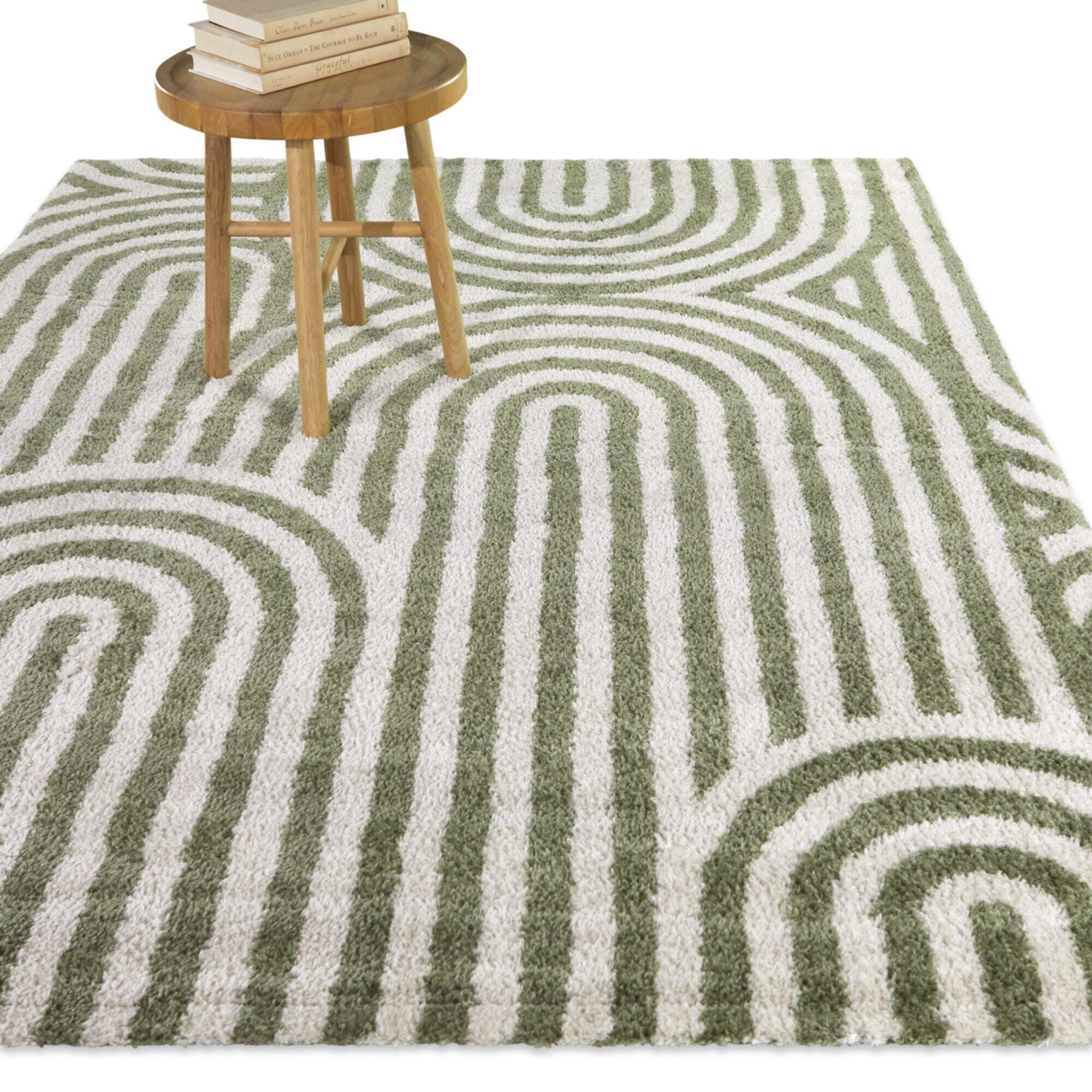 Click here for Balta Gerhard Modern Stripe 5 3 x 7 Area Rug  Gree... prices