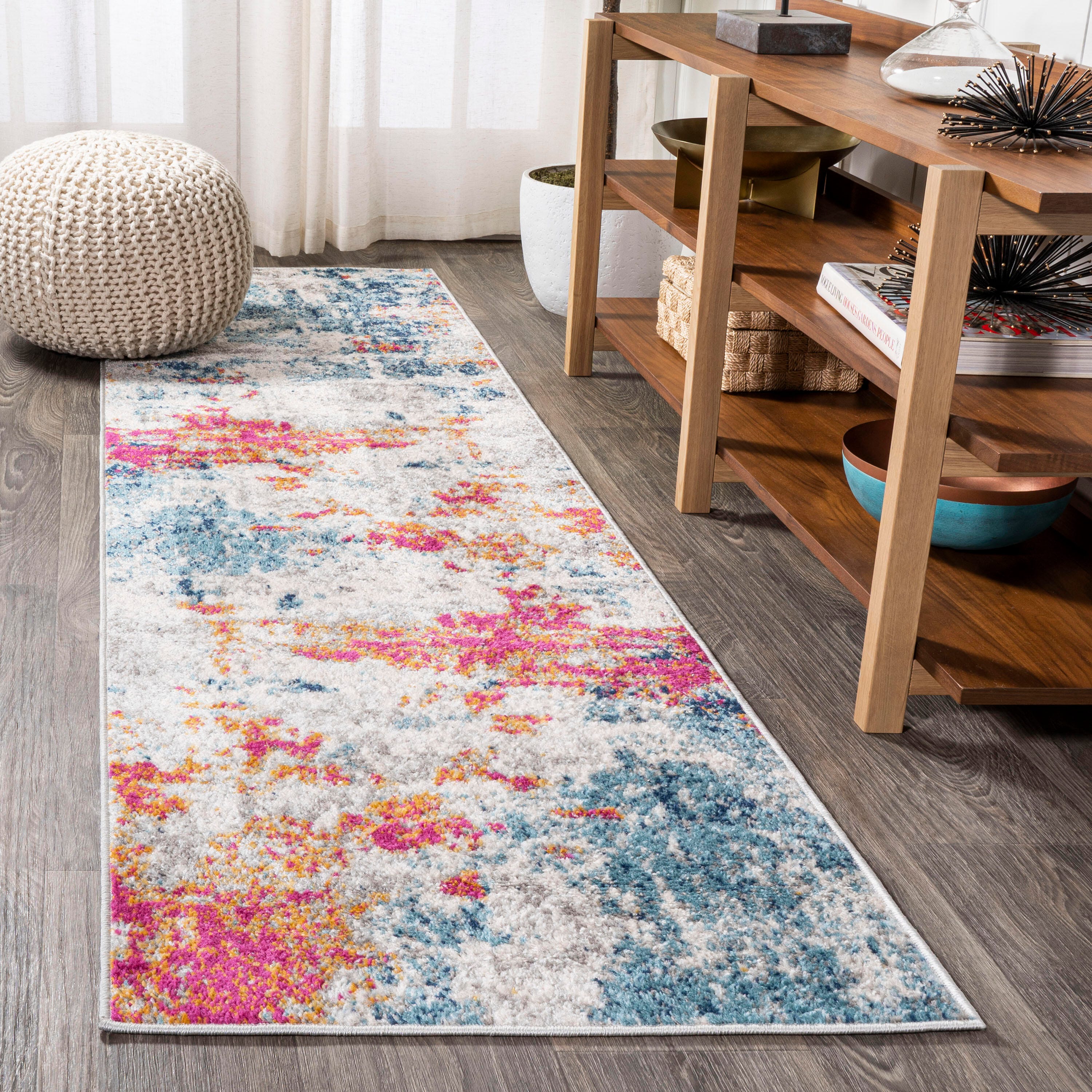 Click here for Jonathan Y Sunset Abstract Area Rug  Blue/Multi prices