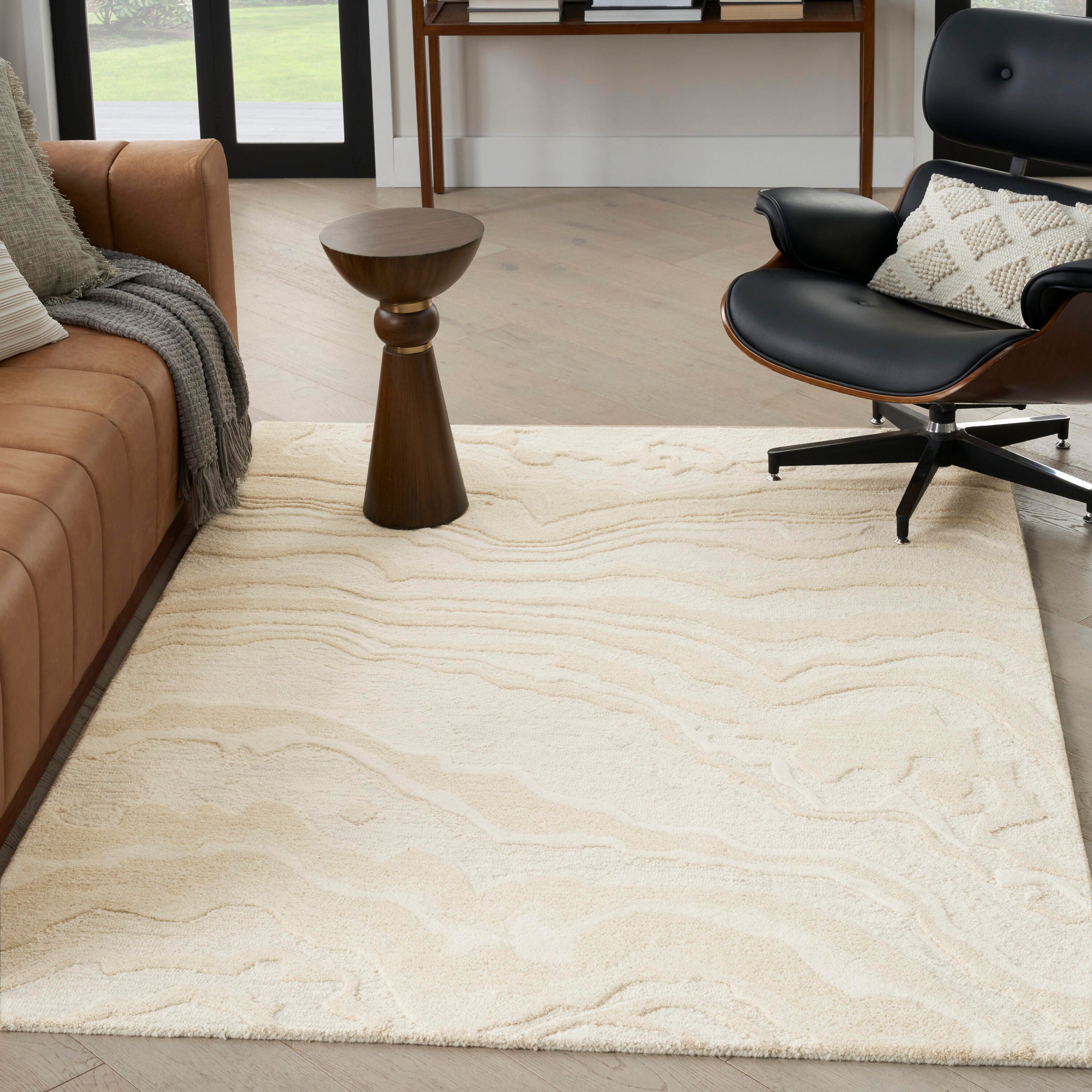 Click here for Nourison Home Graceful Area Rug 4 x 6  Ivory prices