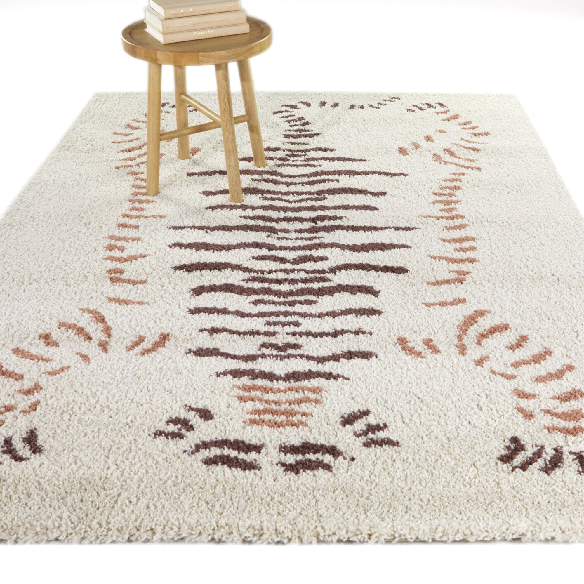 Click here for Maja Tiger Shag 5 3 x 7 Area Rug  Cream prices