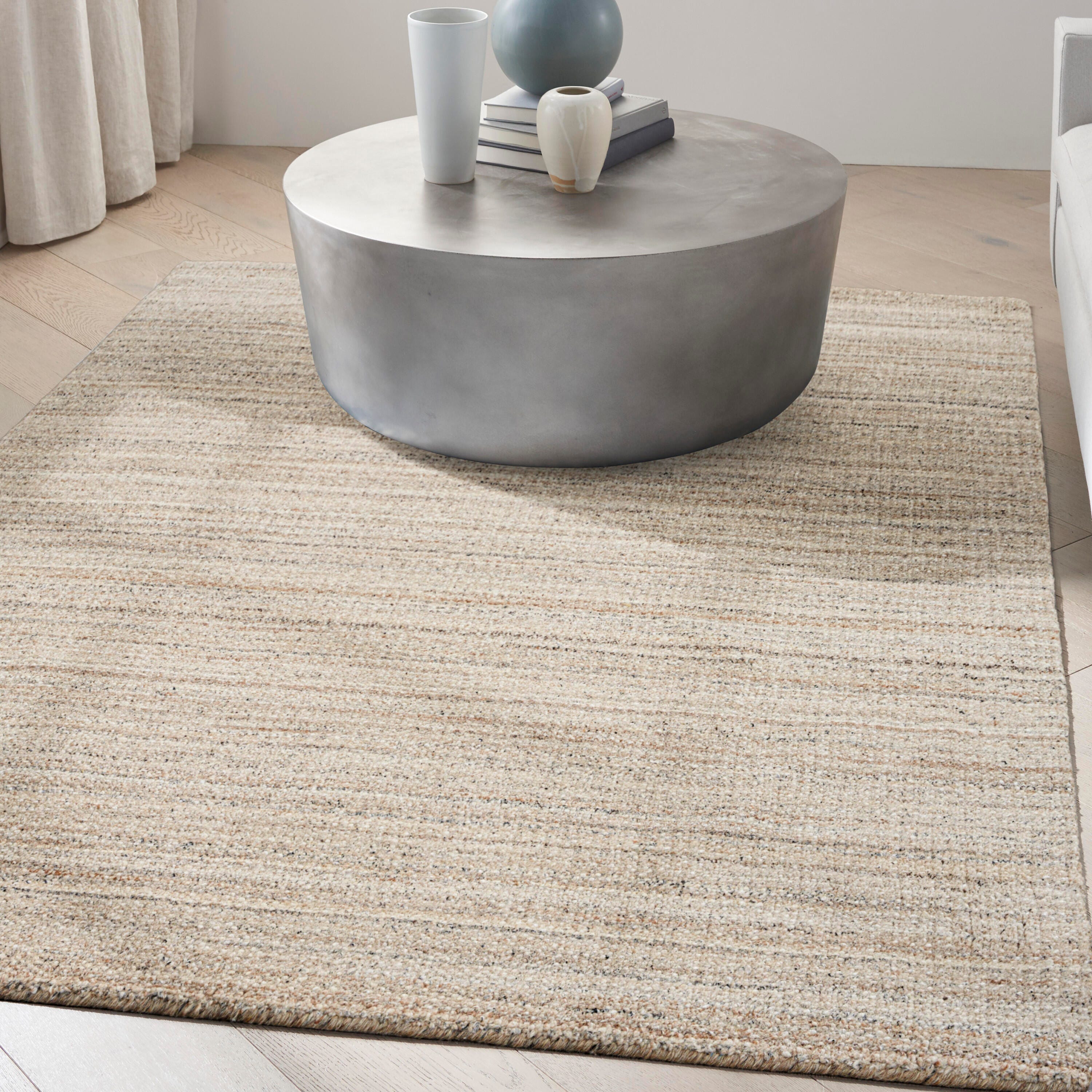 Click here for Calvin Klein Abrash 53 x 73 Area Rug  Ivory/Gray prices