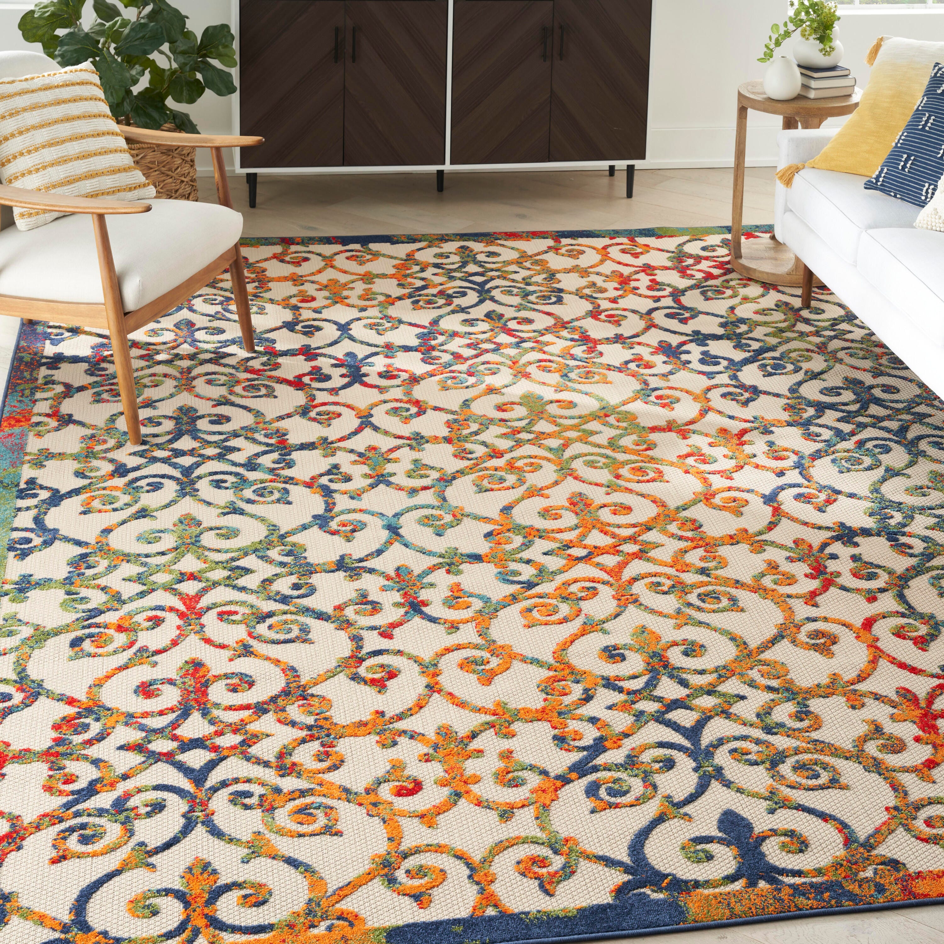 Click here for Nourison Home Splash 10 X 14 Geometric Area Rug  I... prices
