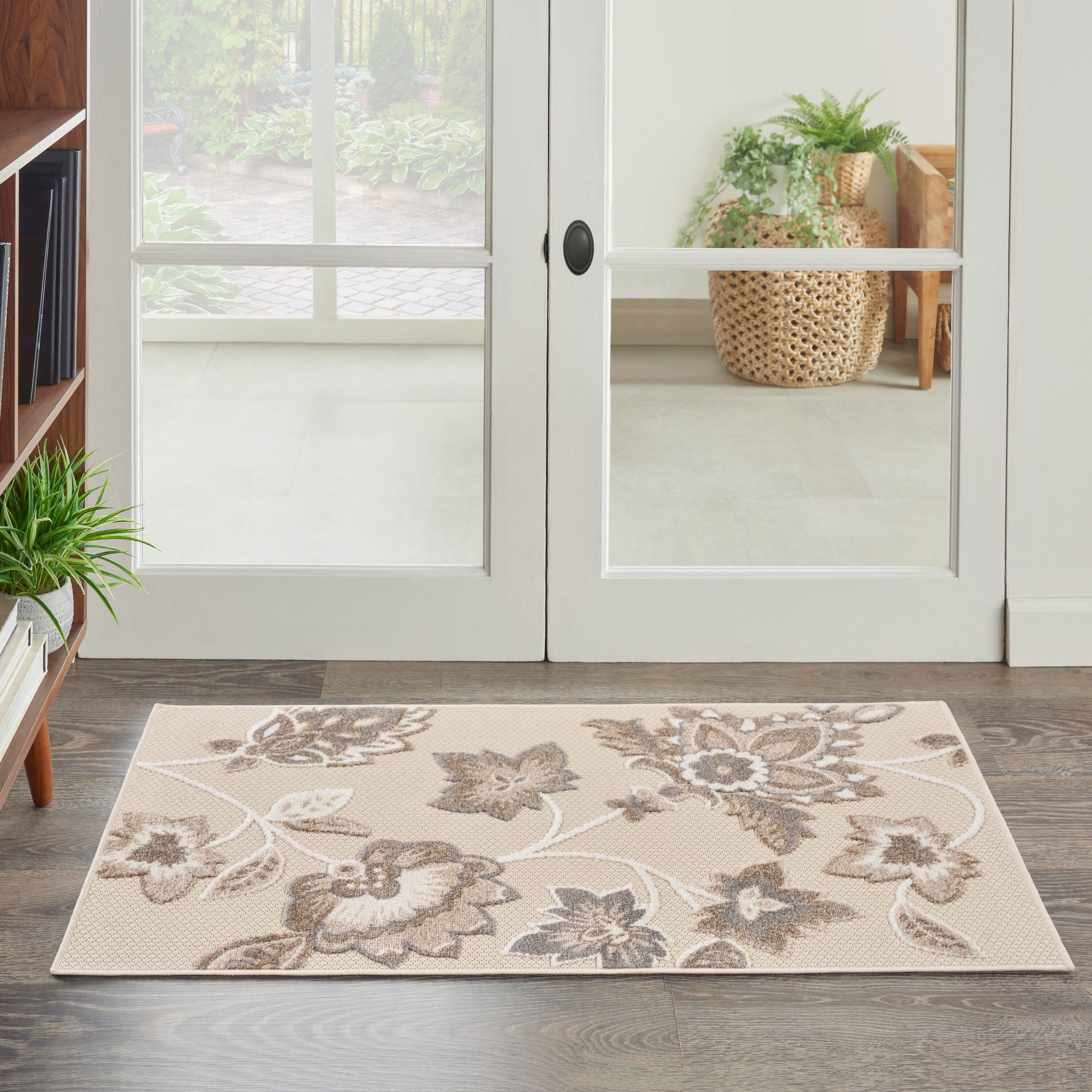 Click here for Nourison Home Splash 28 X 4 Floral Area Rug  Beige prices