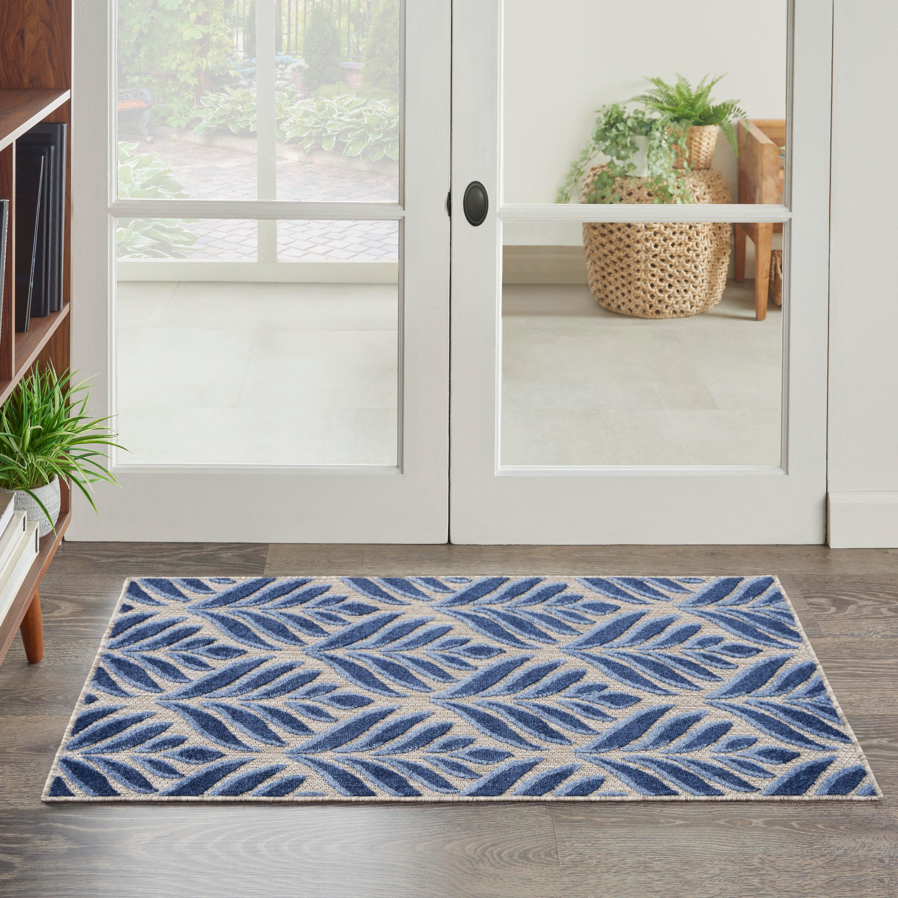 Click here for Nourison Home Splash 28 X 4 Texture Area Rug  Blue prices