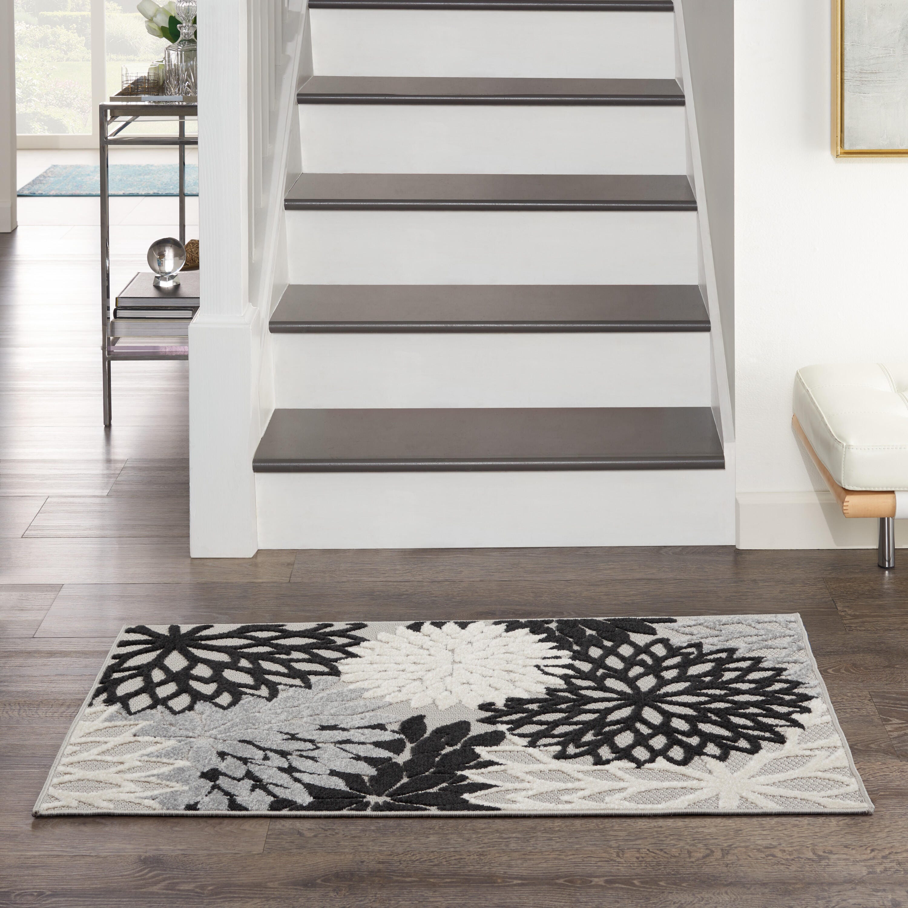 Click here for Nourison Home Splash 3 X 5 Dahlia Floral Area Rug... prices