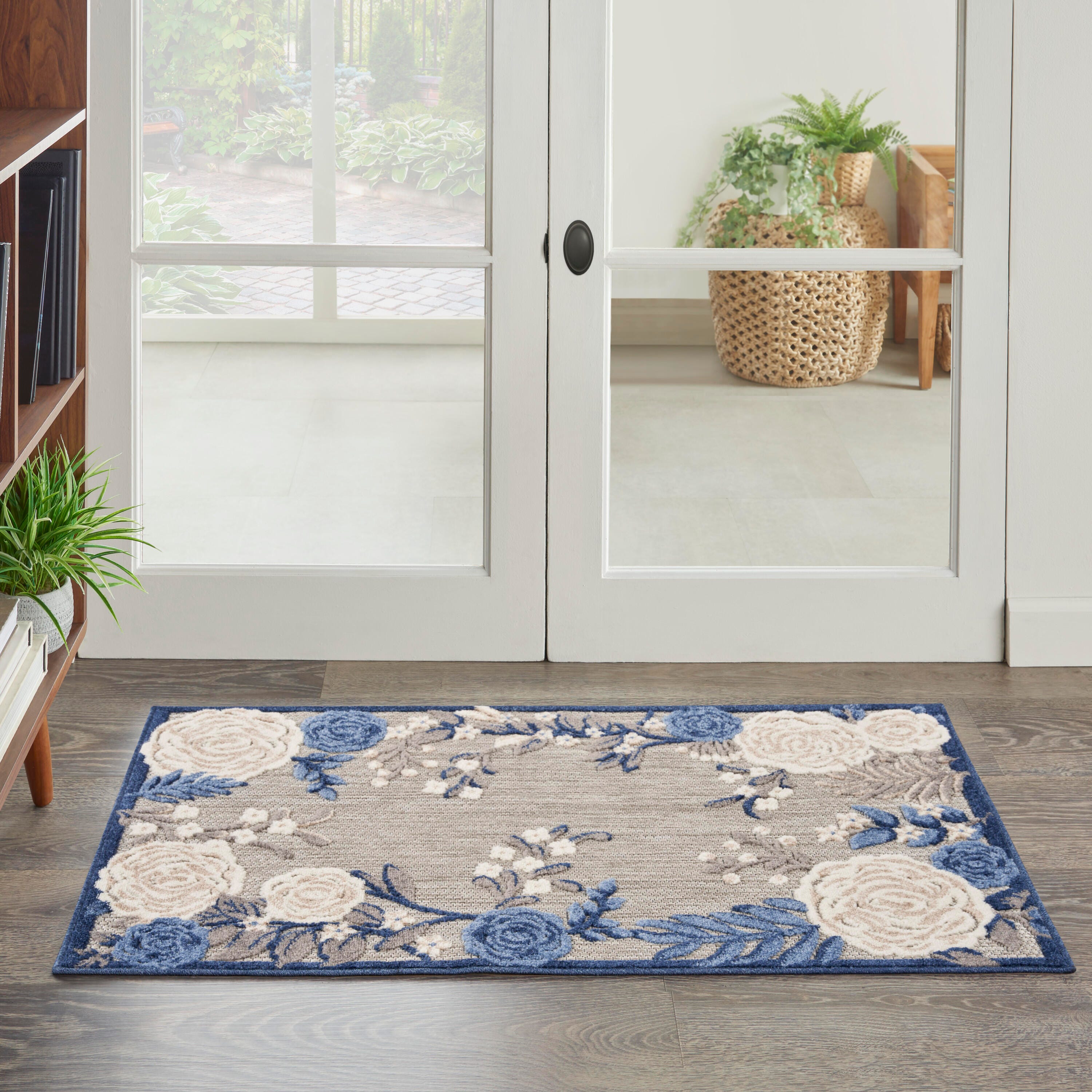 Click here for Nourison Home Splash 28 X 4 Rose Floral Area Rug... prices