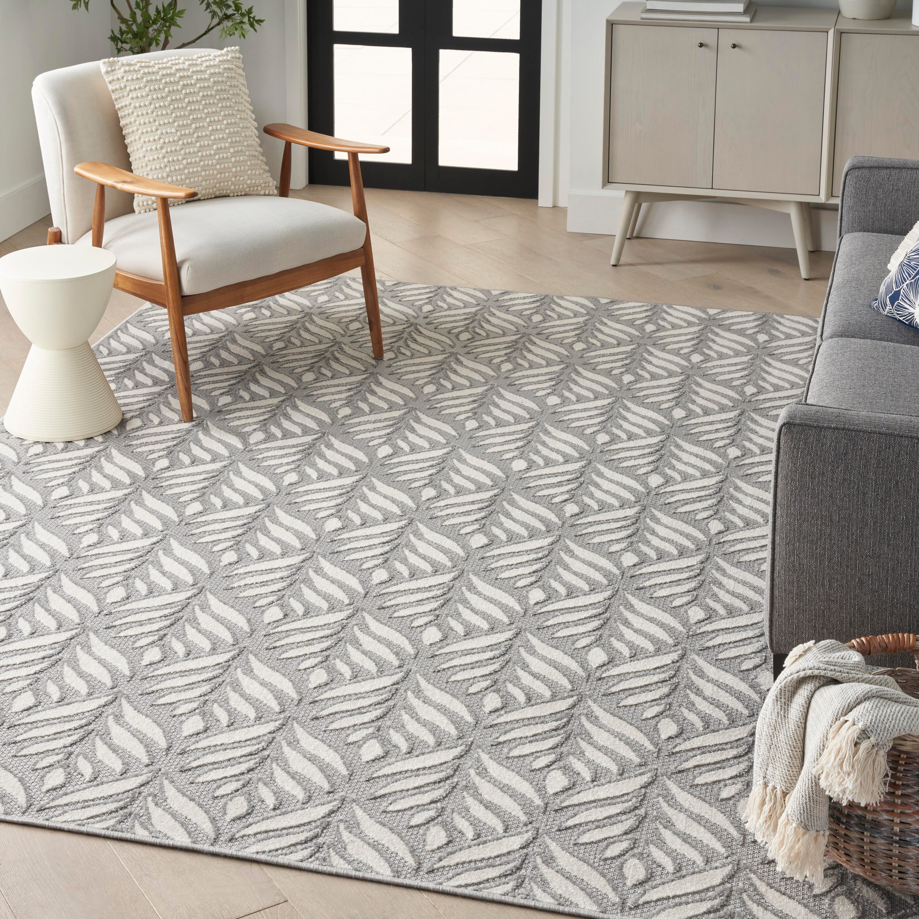 Click here for Nourison Home Splash 7 X 10 Texture Area Rug  Grey prices
