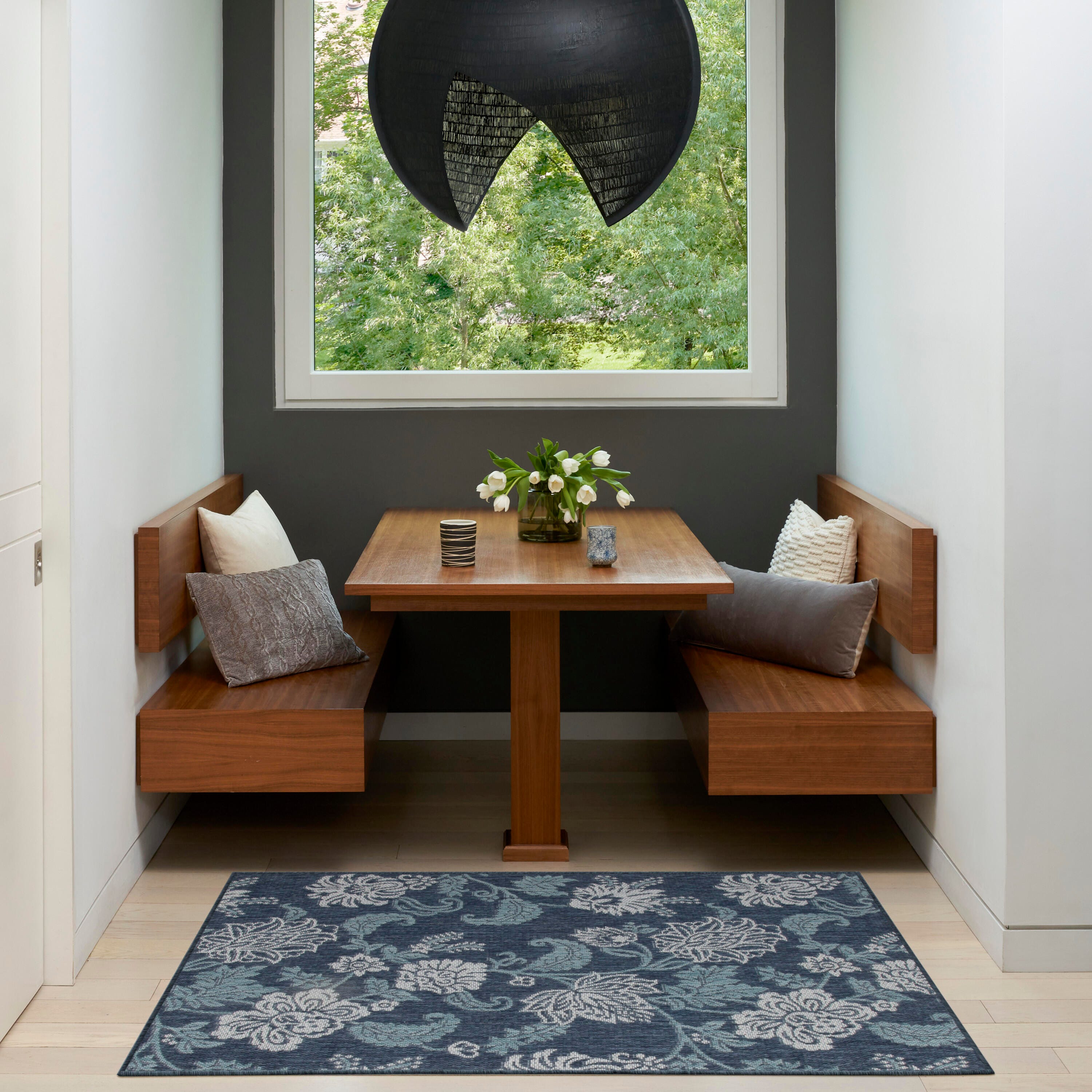 Click here for Nourison Home Oversized Flowers 3 x 5 Area Rug  Na... prices