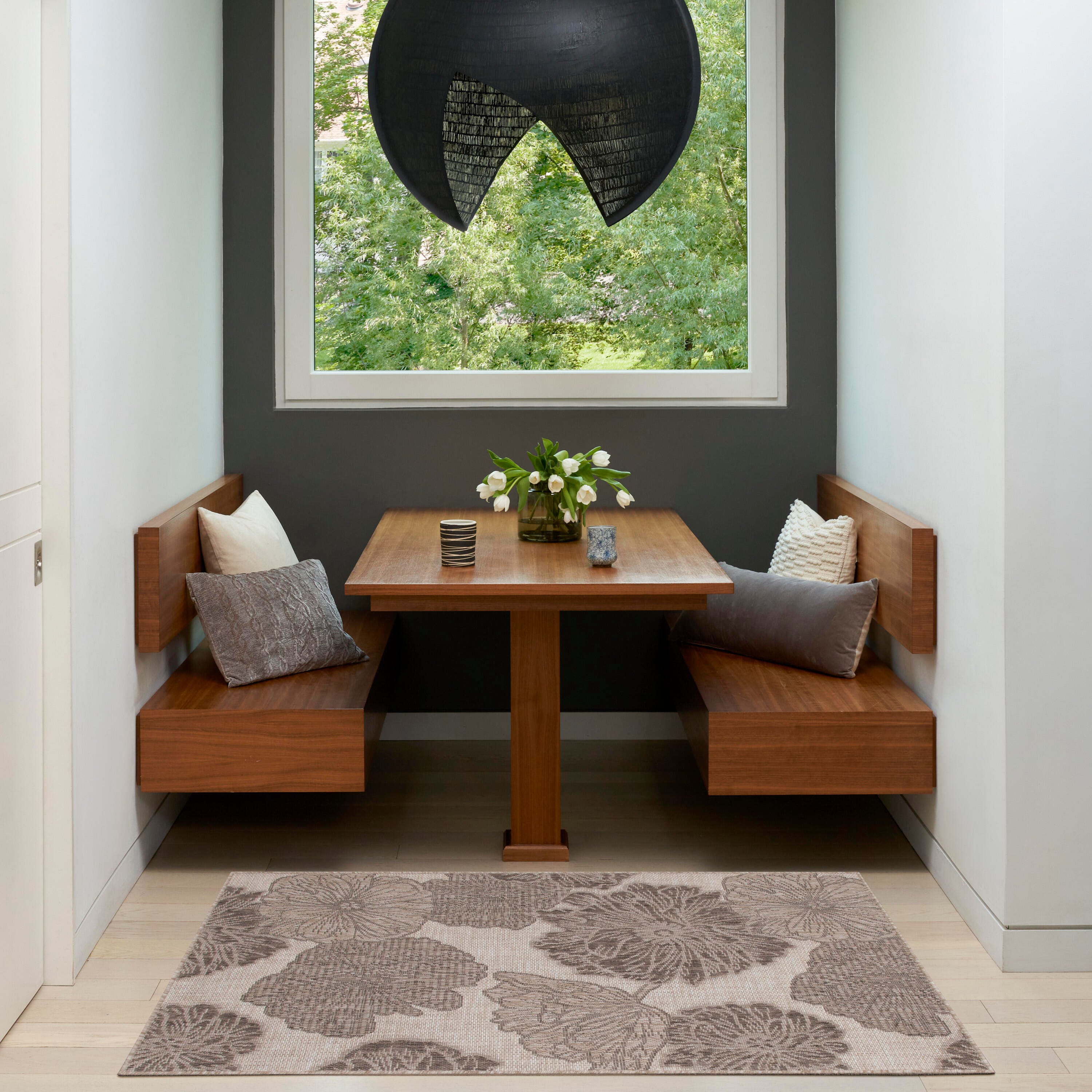 Click here for Nourison Home Floral 3 x 5 Area Rug  Natural prices