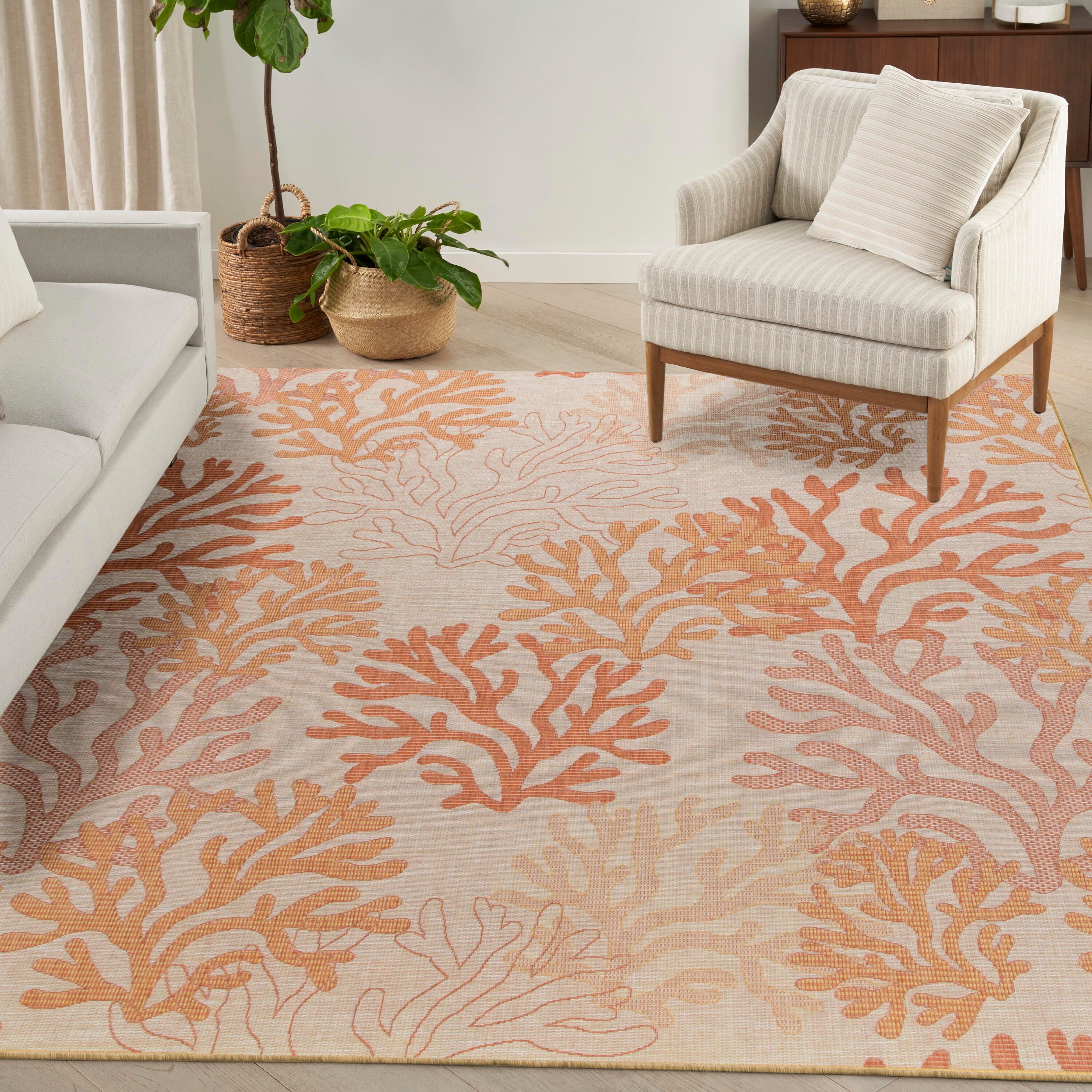 Click here for Nourison Home Coral Reef 8 x 10 Area Rug prices