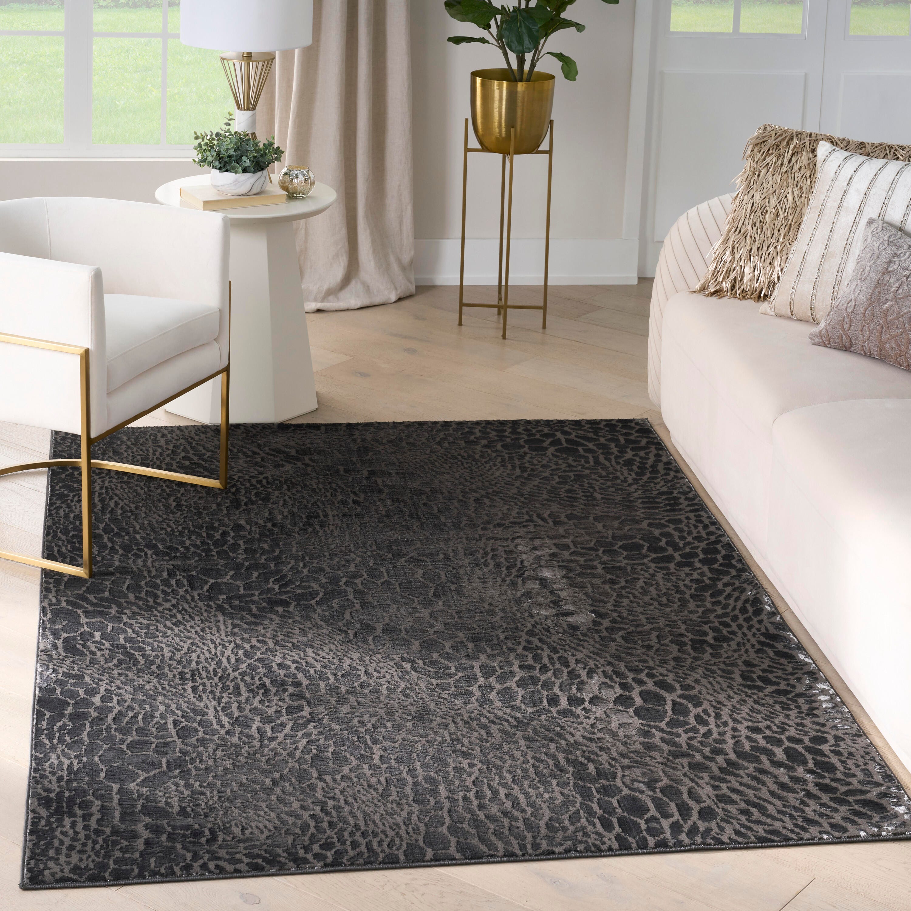 Click here for Nourison Home Desire Animal Print 5 x 7 Area Rug... prices