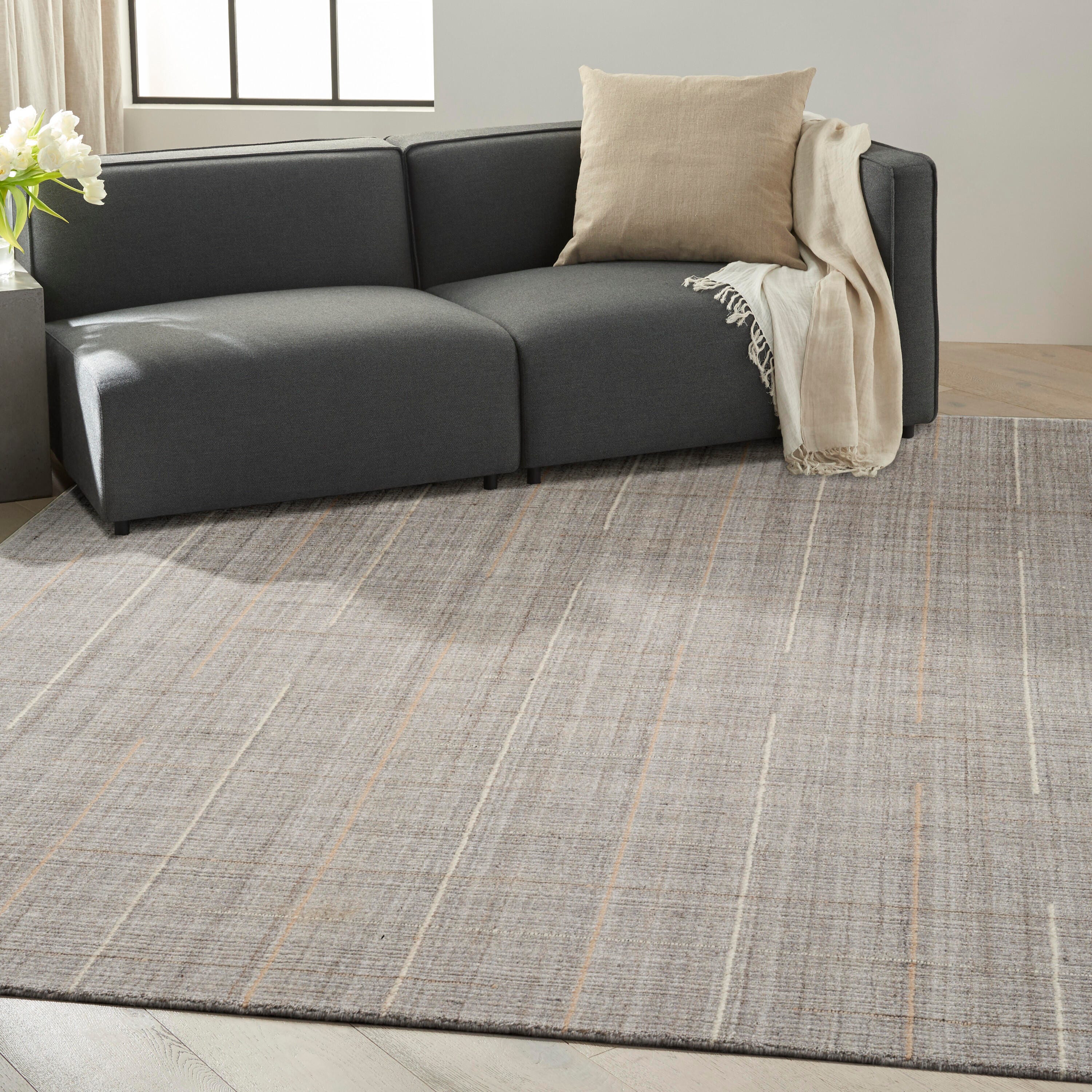 Click here for Calvin Klein Architectura 79 x 99 Area Rug  Grey prices