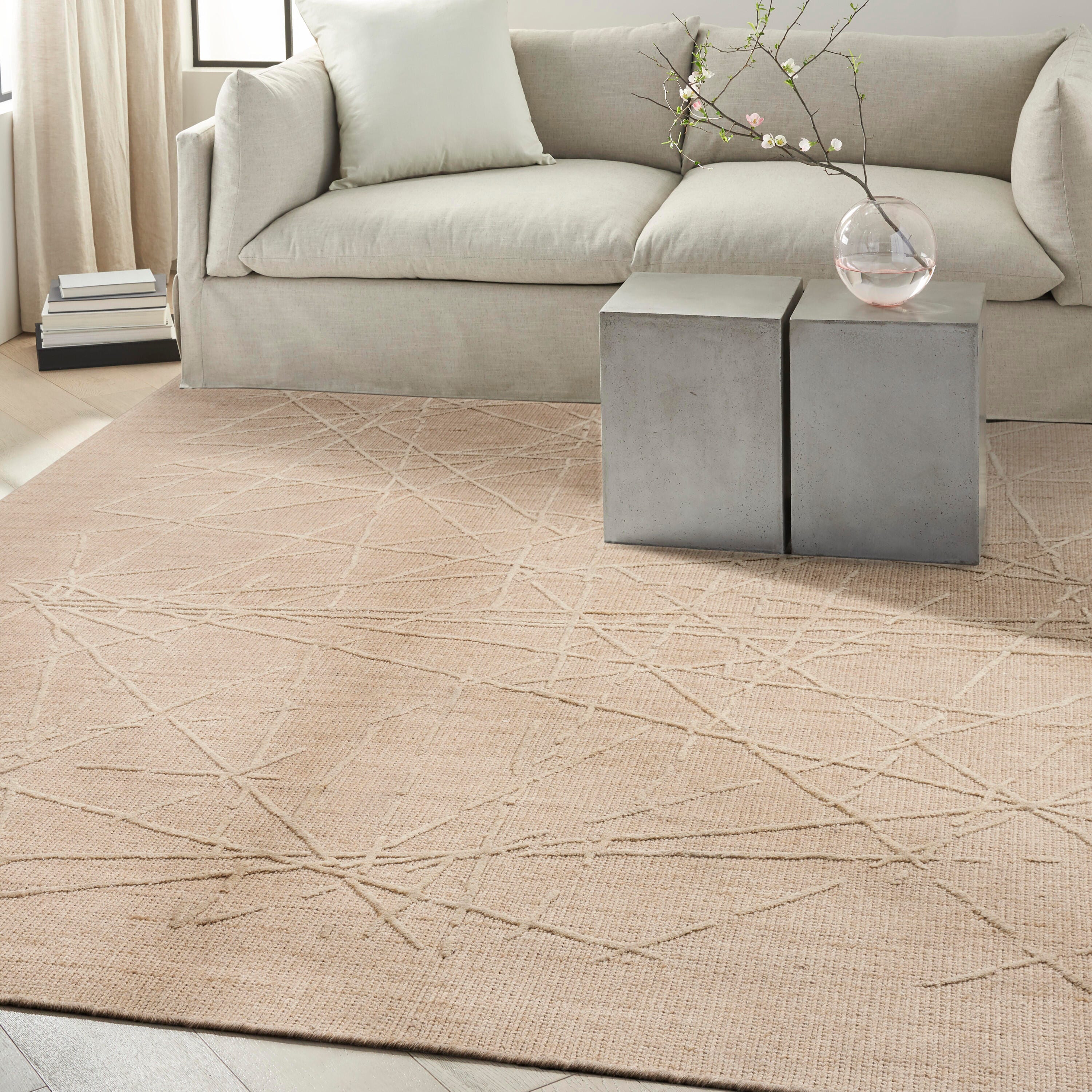 Click here for Calvin Klein Wander 79 x 99 Area Rug  Natural prices