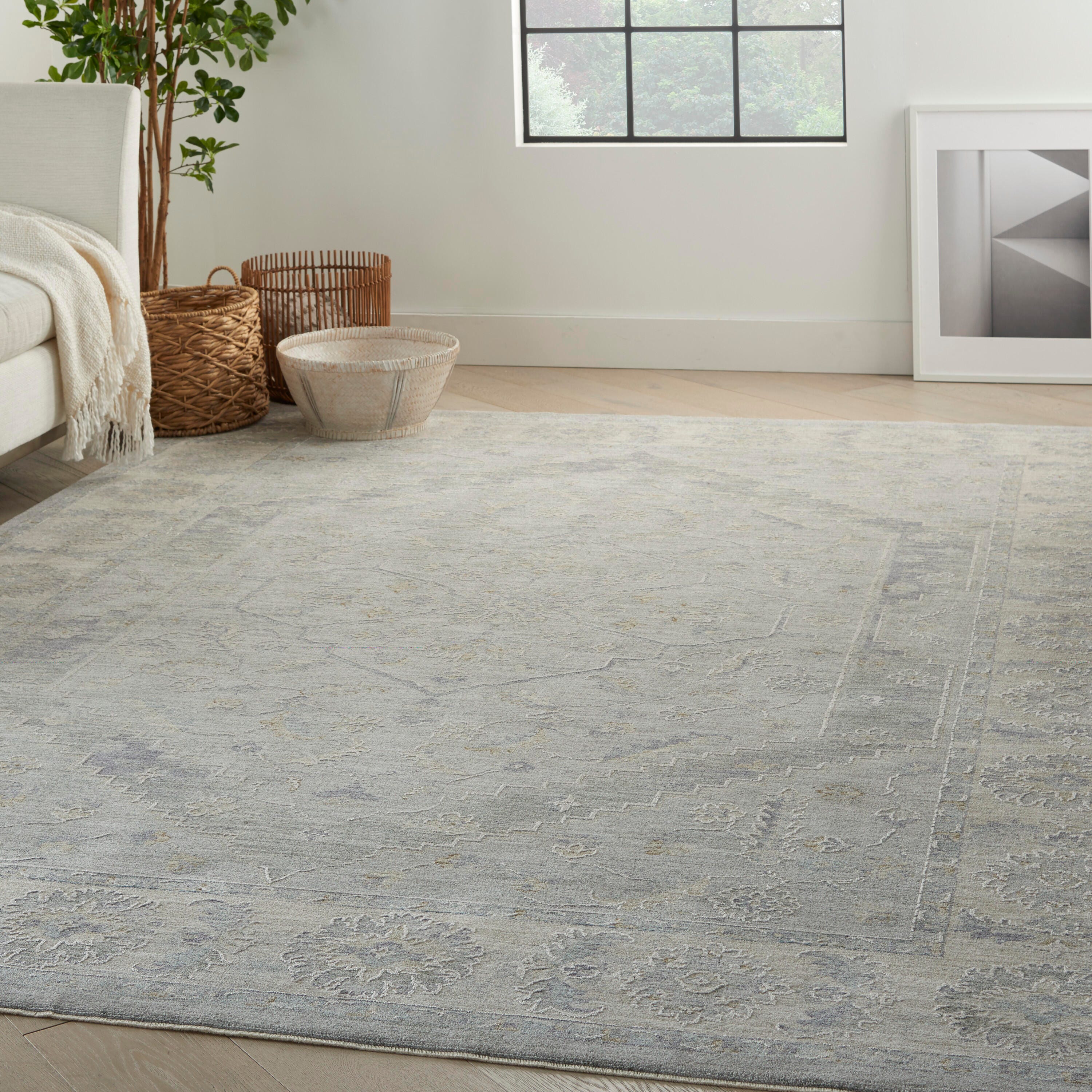 Click here for Nourison Home Infinite Beaten 93 x 127 Area Rug  G... prices