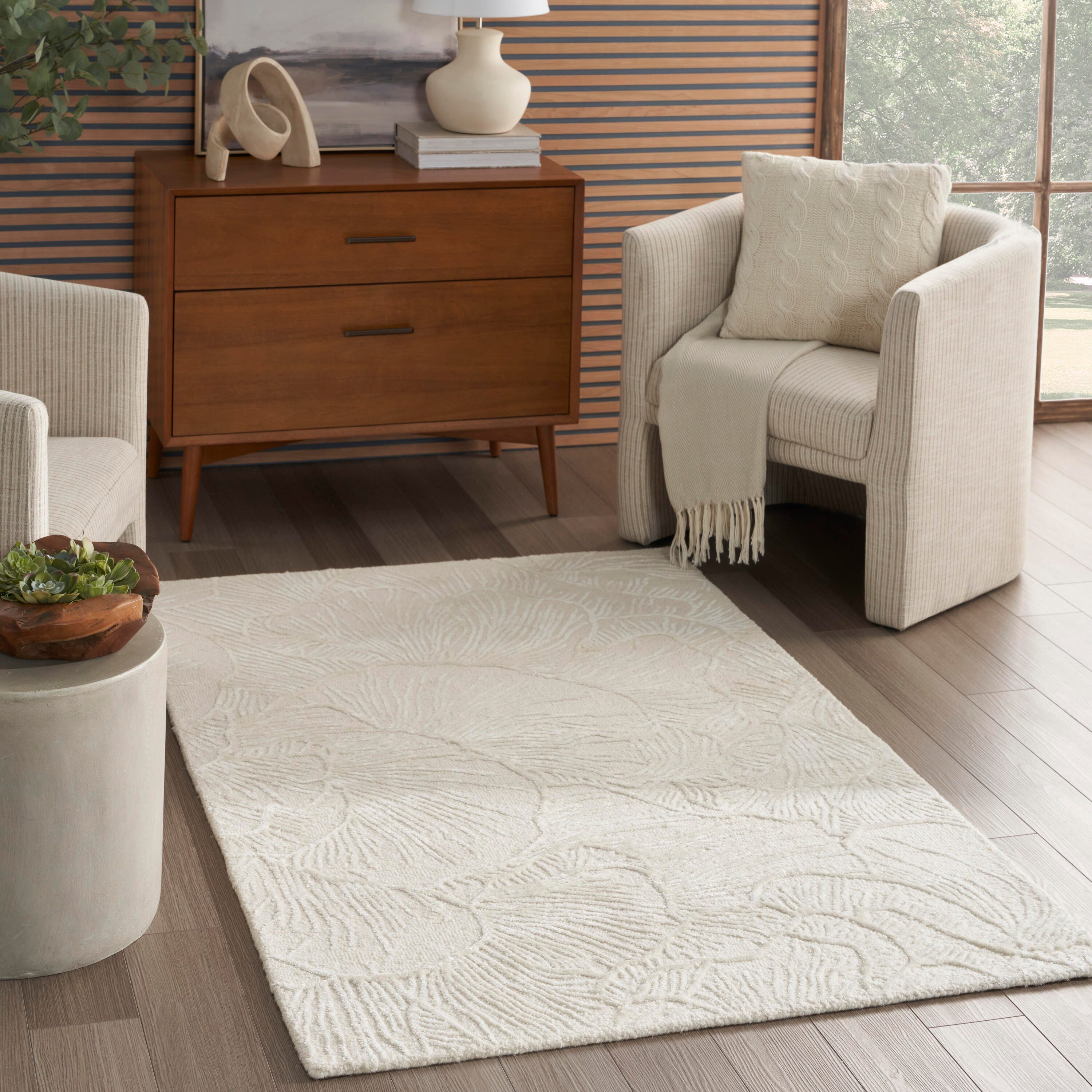 Click here for Nourison Home Avra 39 x 59 Area Rug  Ivory prices
