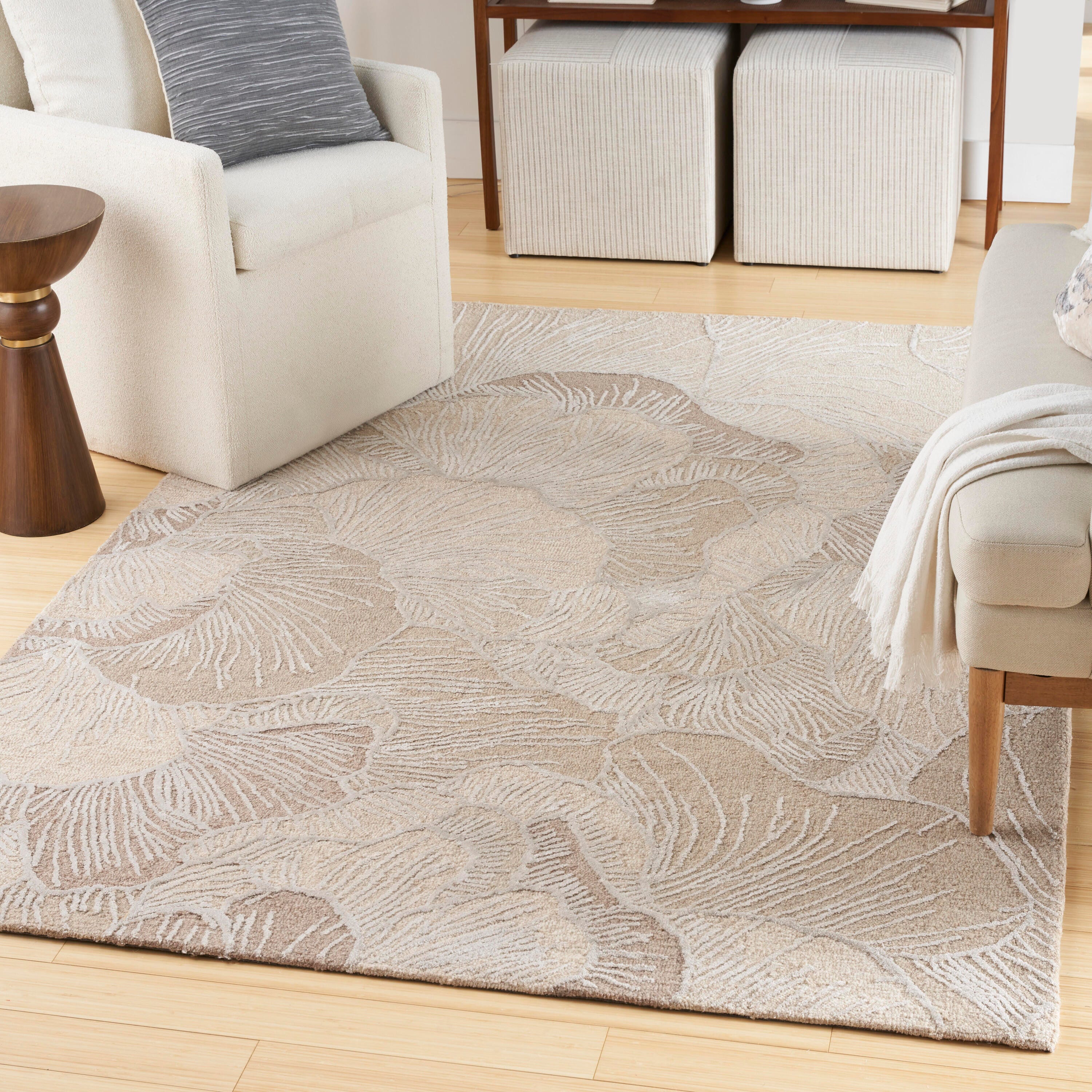 Click here for Nourison Home Avra 53 x 73 Area Rug  Taupe prices