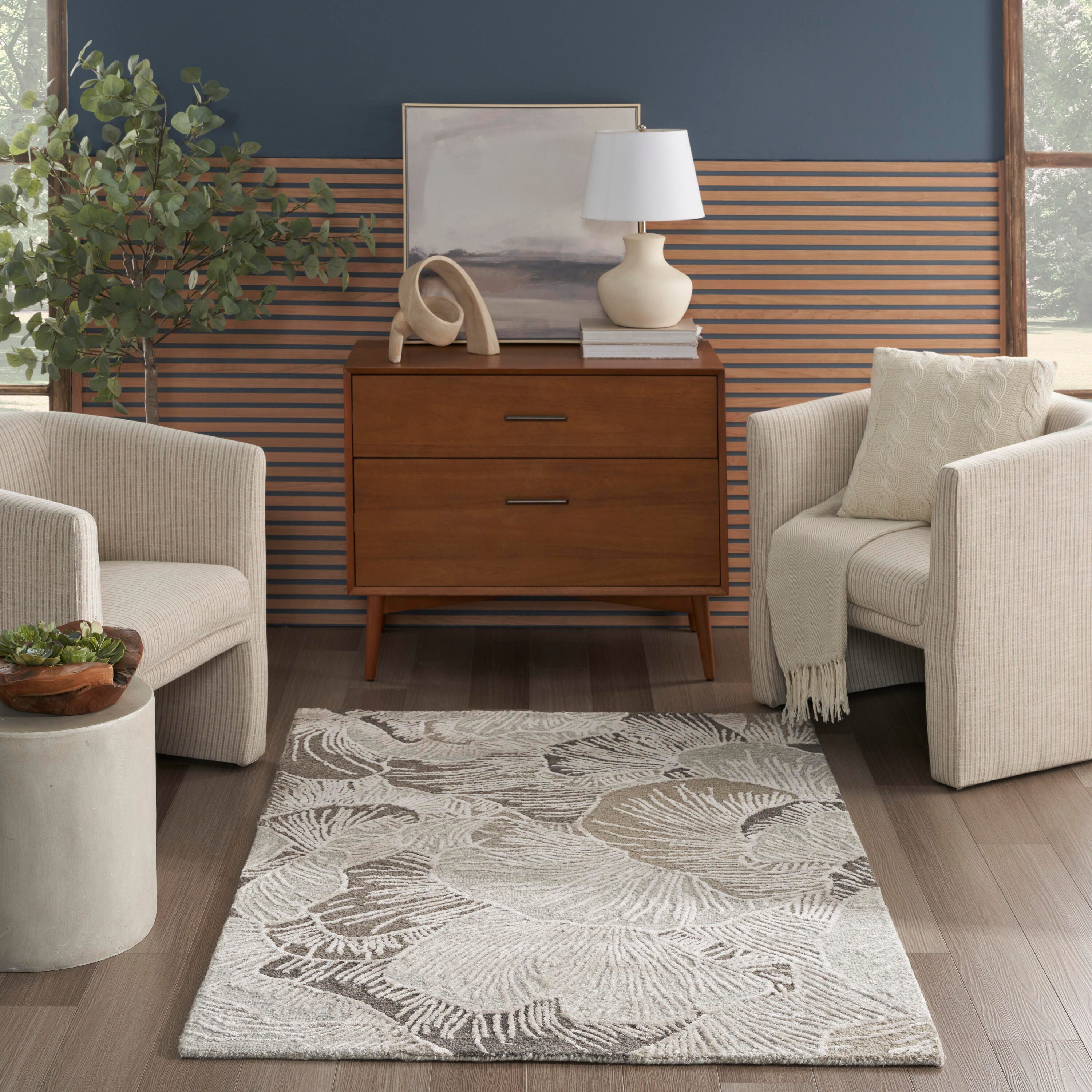 Click here for Nourison Home Avra 39 x 59 Area Rug  Gray prices