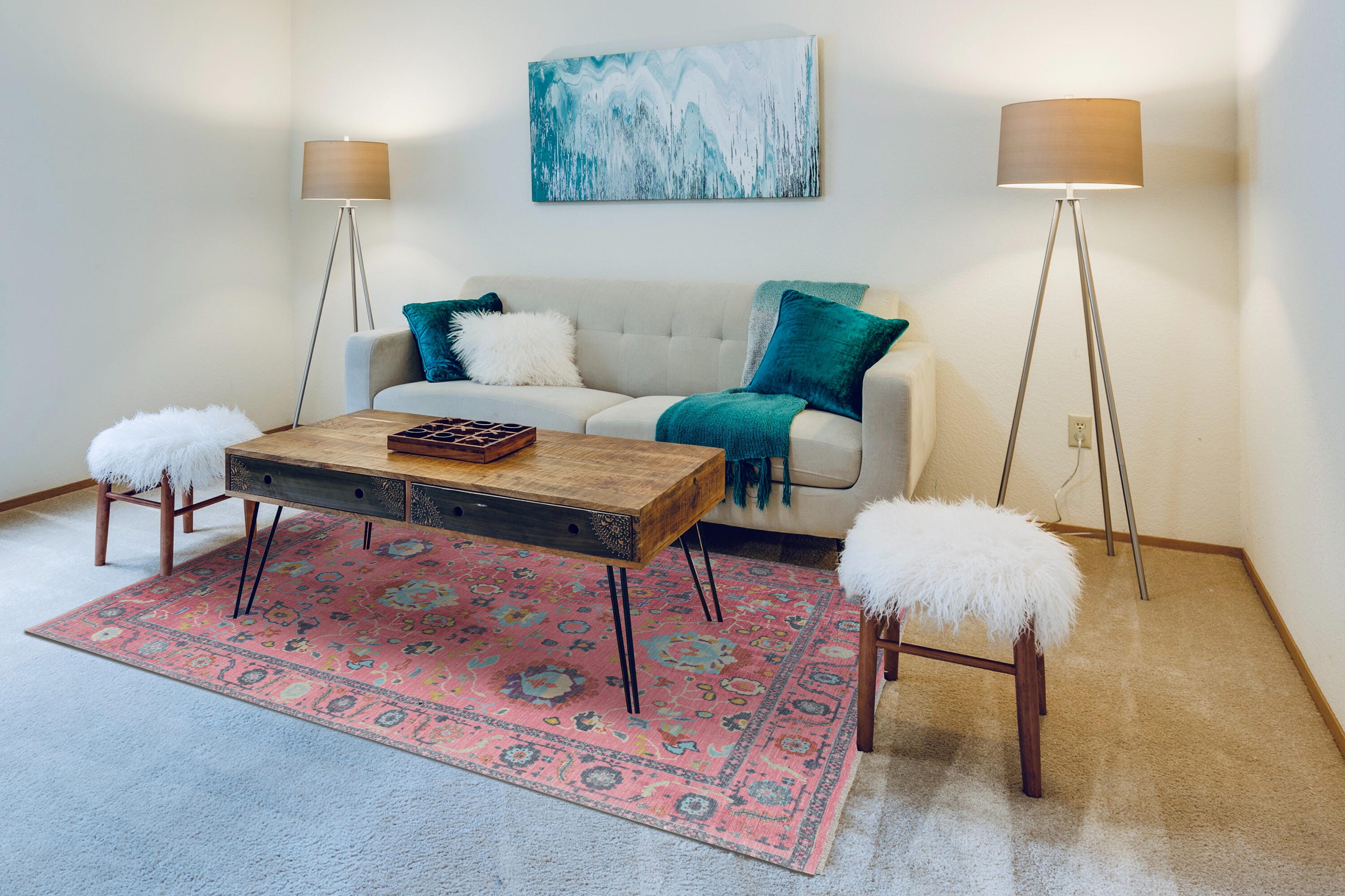 Click here for Linon Lana Aydin 3 X 5 Accent Rug  Pink prices