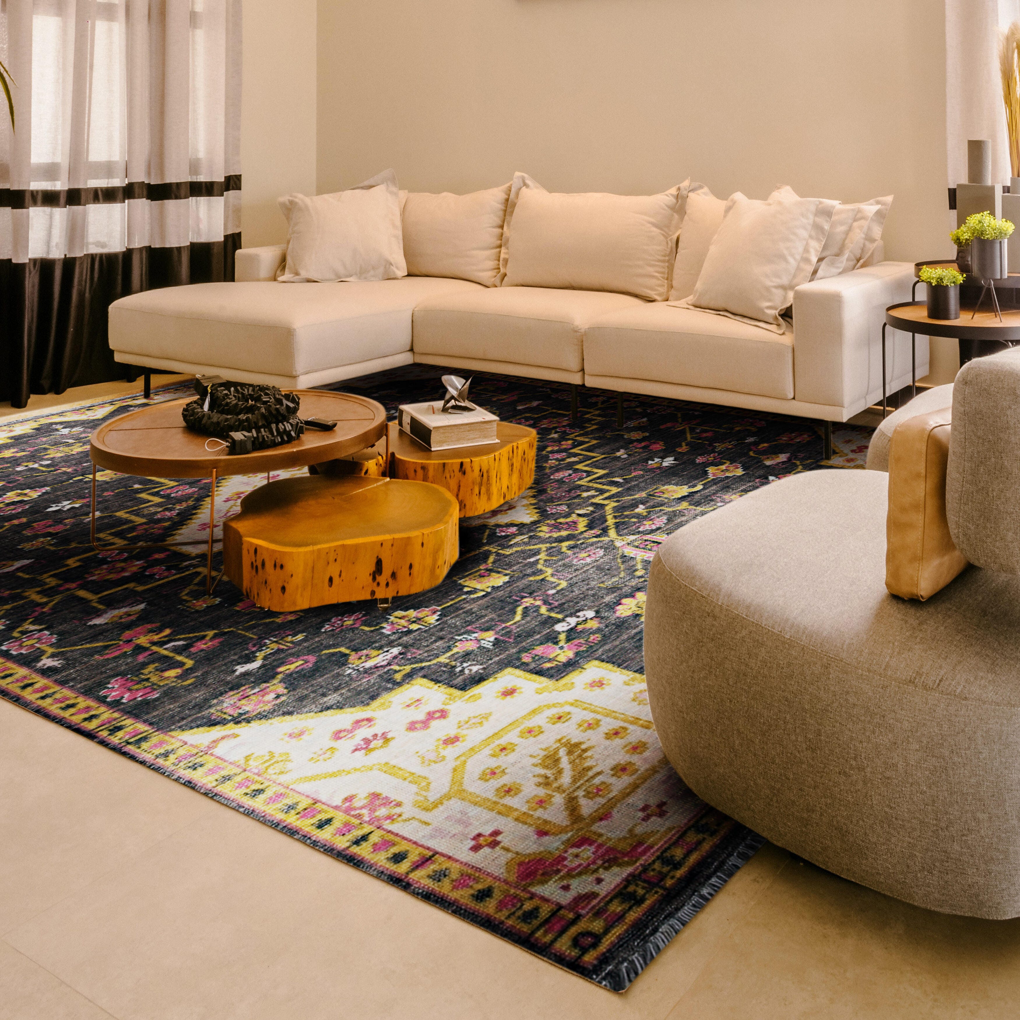 Click here for Linon Lana Gazia 8 X 10 Area Rug  Black prices