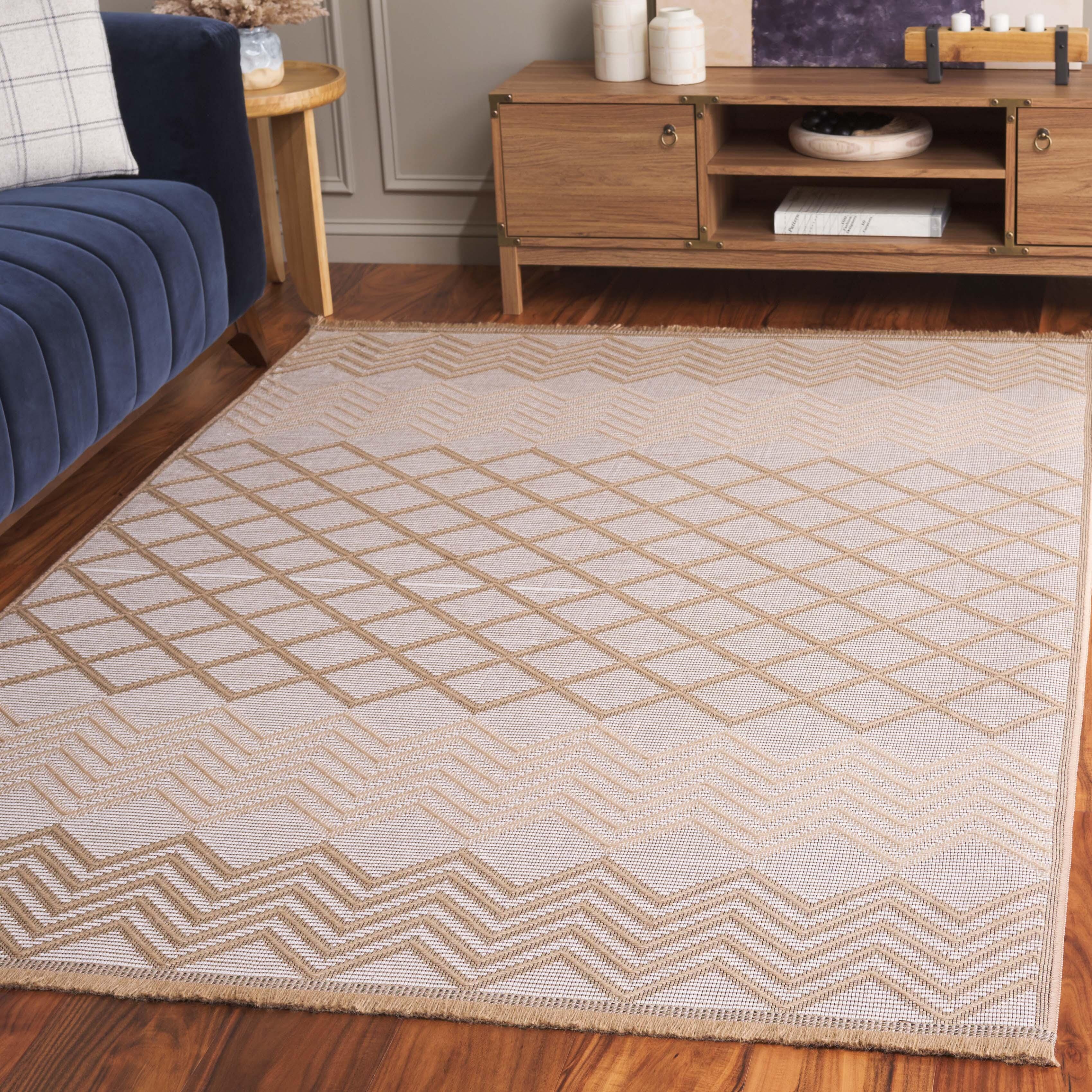 Click here for Safavieh Aspect Samita 5 3 x 7 6 Area Rug  Ivory/N... prices
