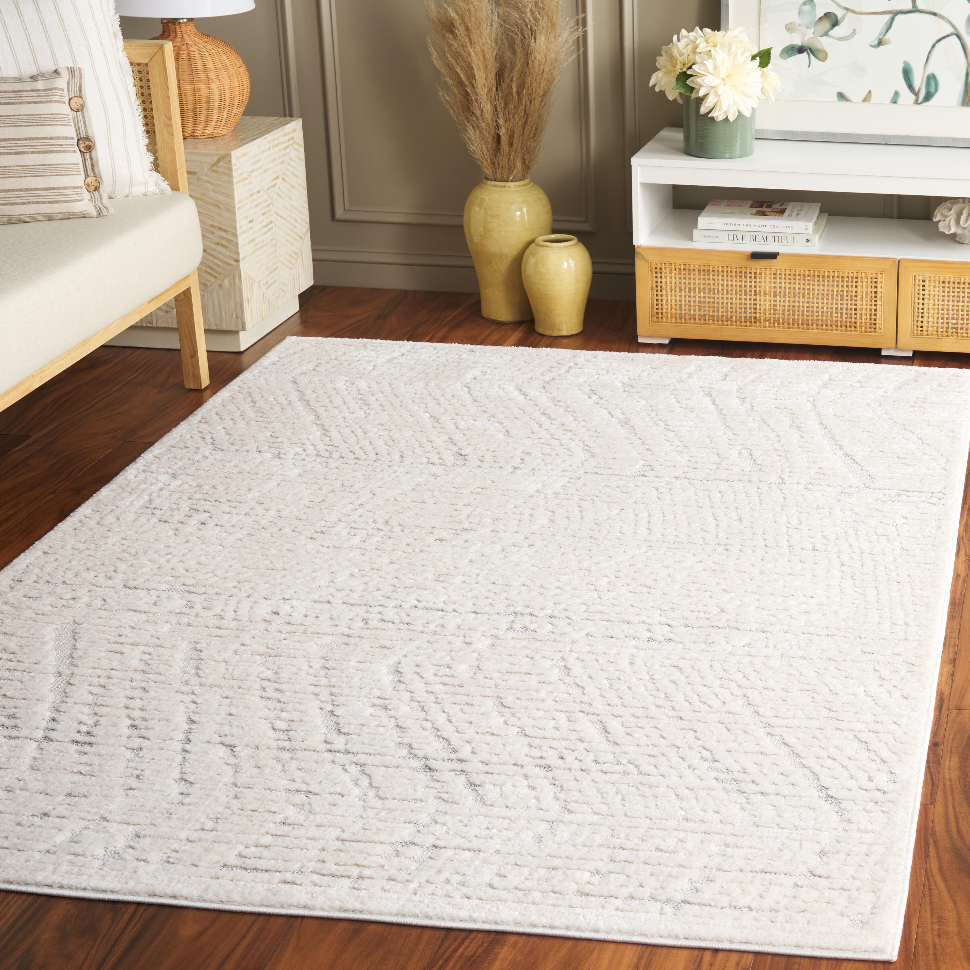 Click here for Safavieh Elmhurst Carrie 5 3 x 7 6 Area Rug  Ivory... prices