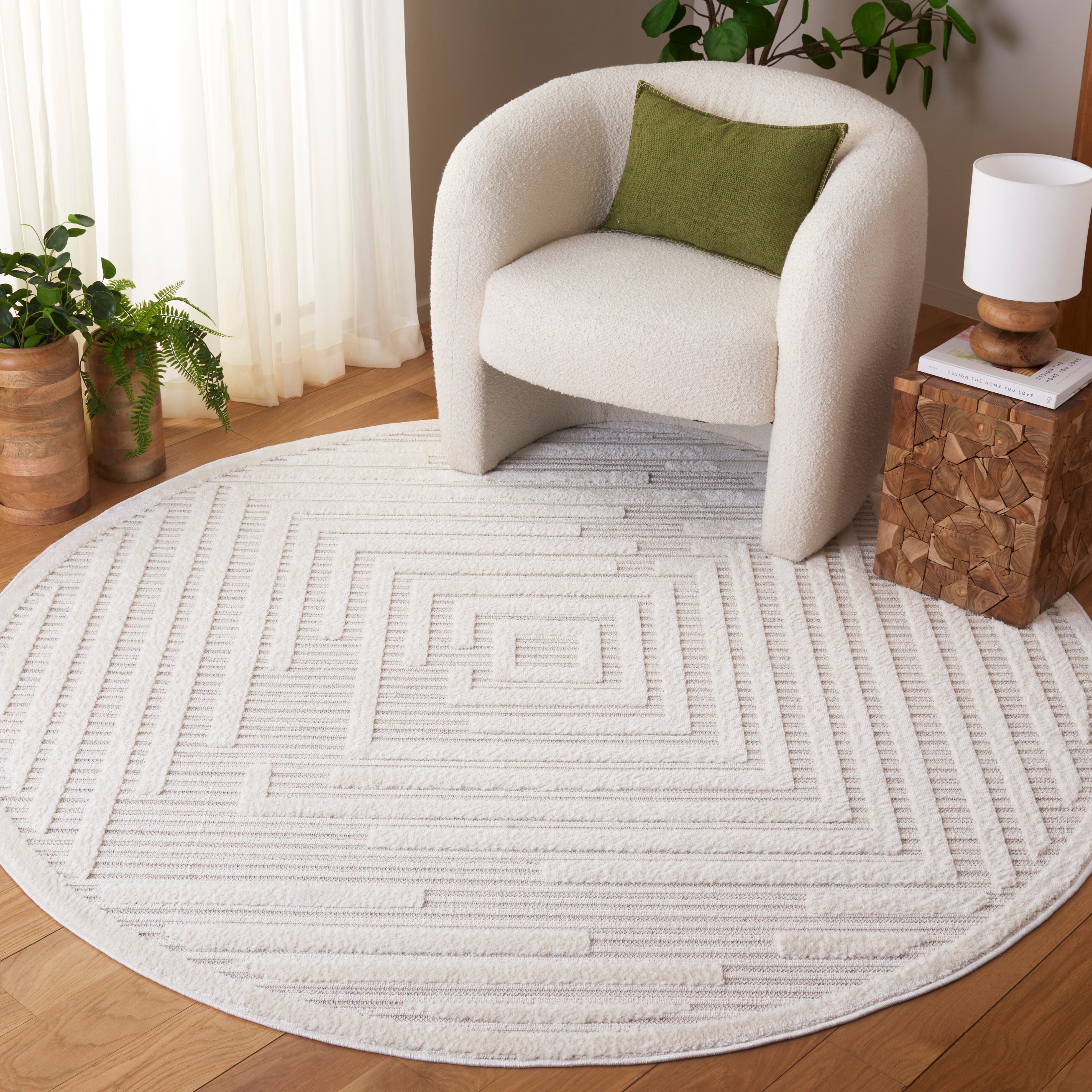Click here for Safavieh Elmhurst Dzanna 6 7 x 6 7 Round Area Rug... prices