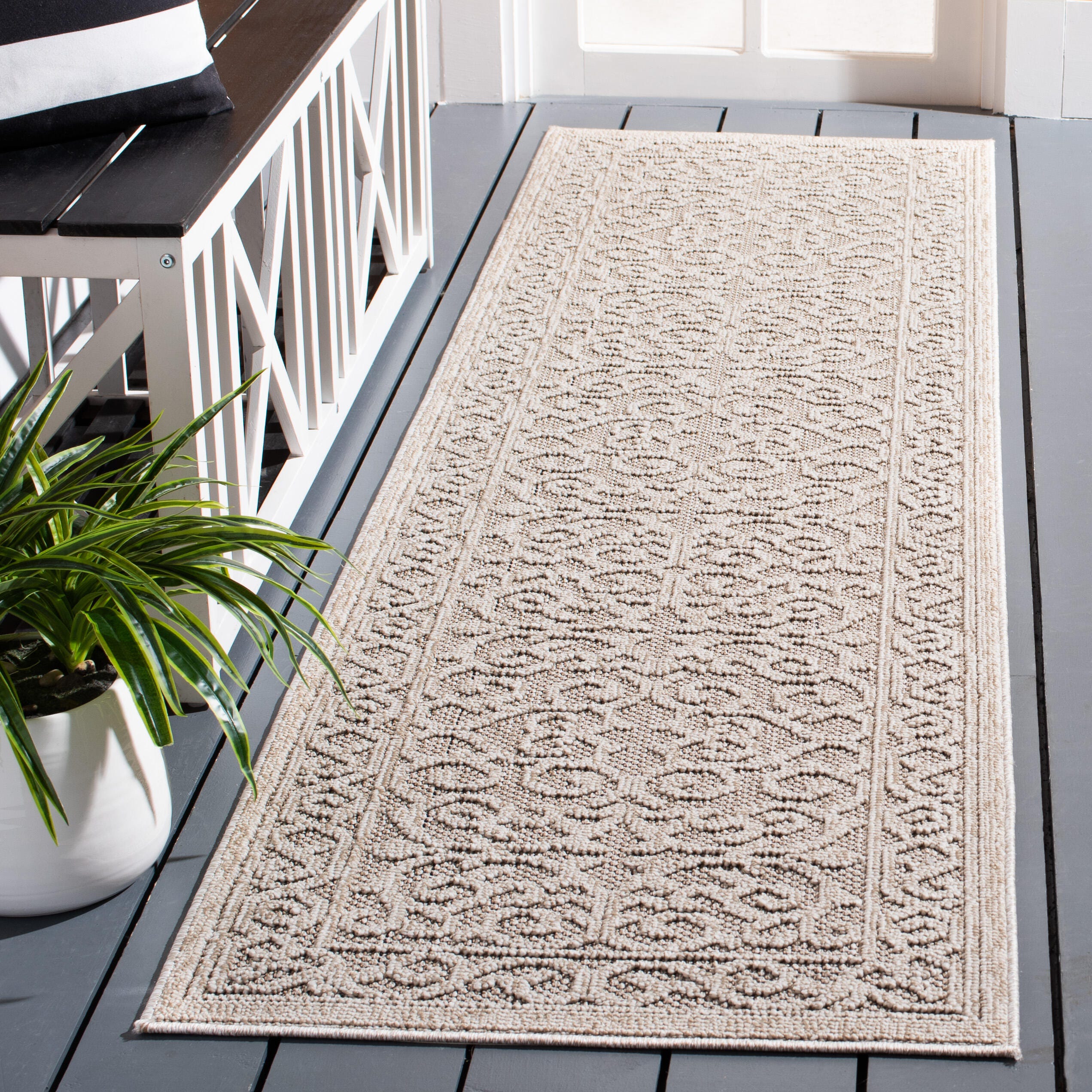 Click here for Safavieh Global Julija 2 2 x 8 Runner Rug  Beige/L... prices
