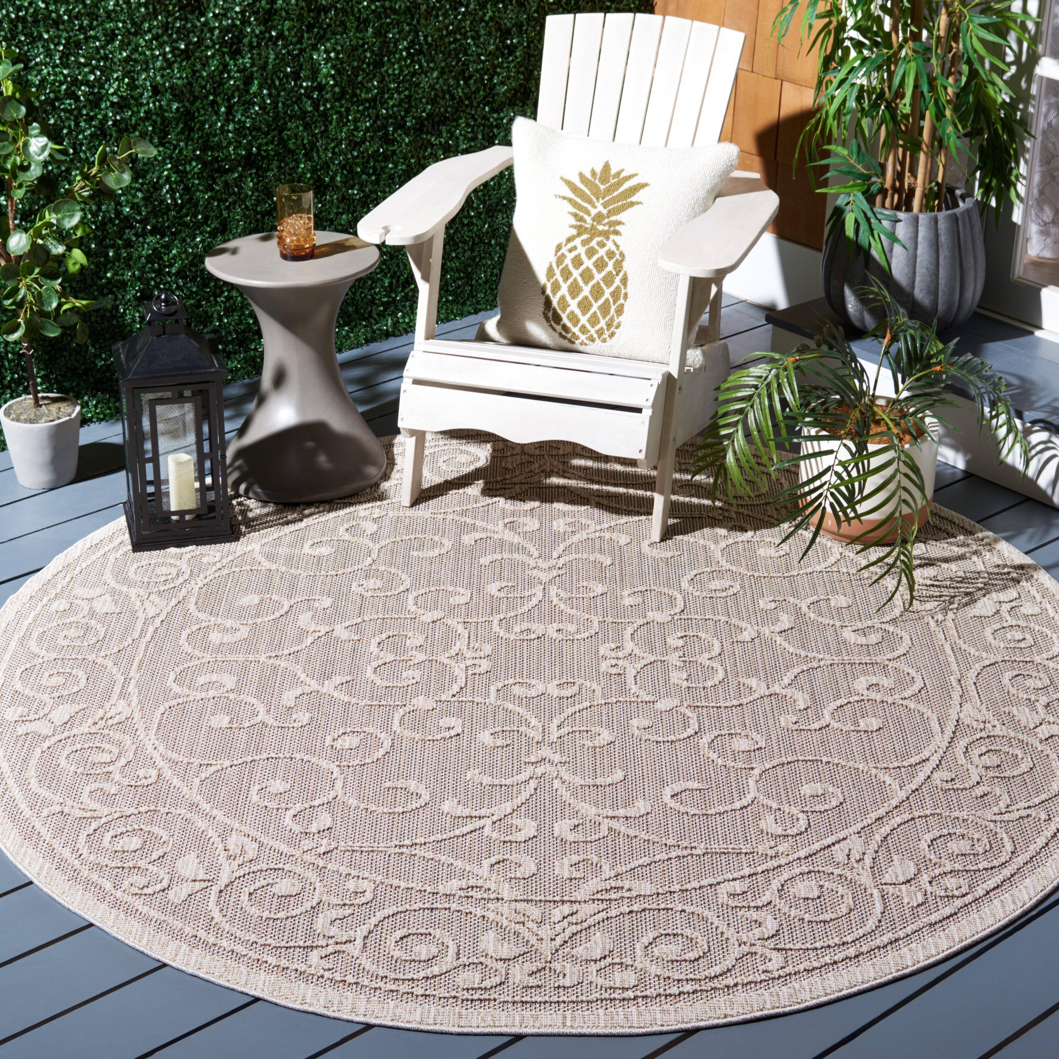 Click here for Safavieh Global Julija 6 7 x 6 7 Round Area Rug  B... prices