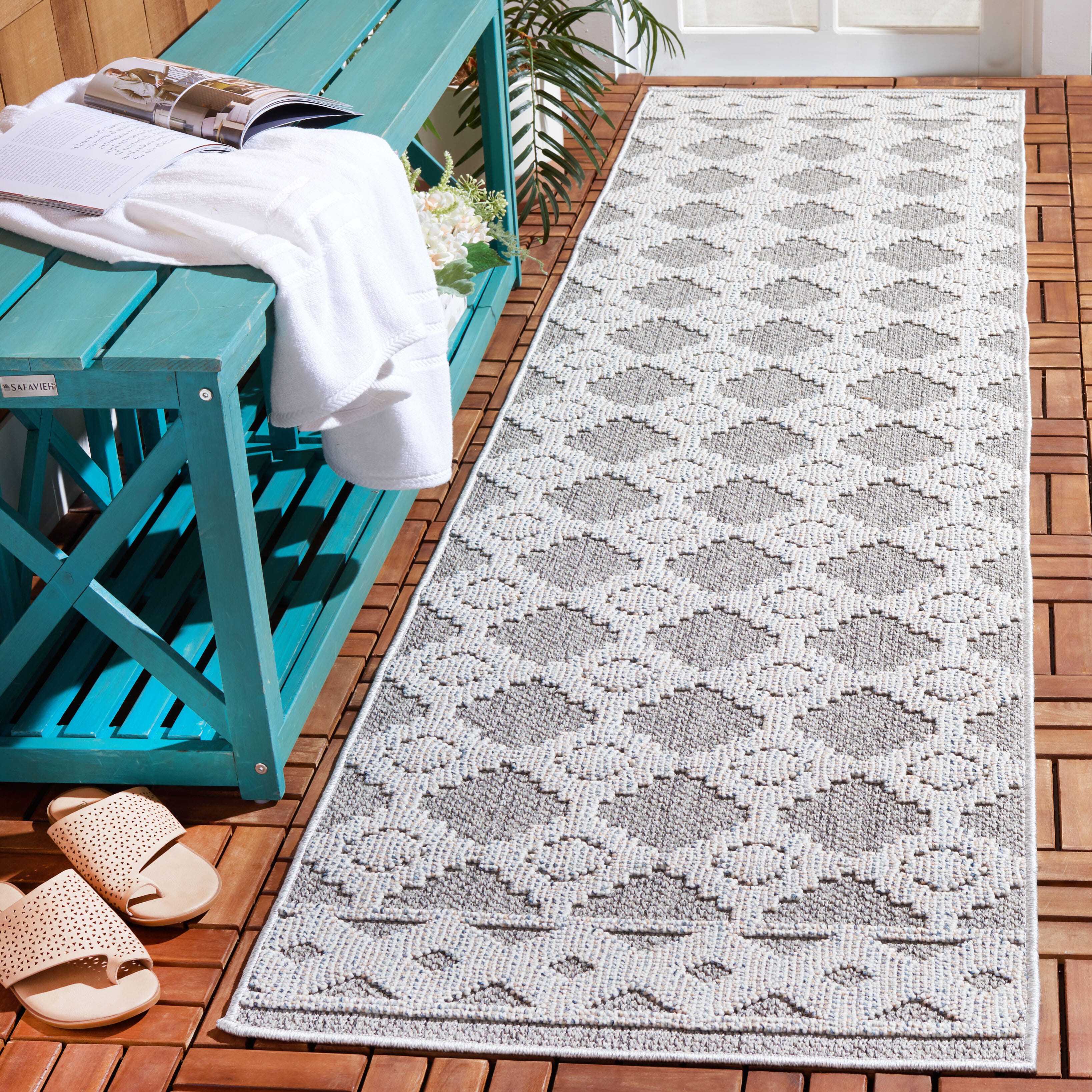 Click here for Safavieh Global Anushree 2 2 x 8 Runner Rug  Gray/... prices