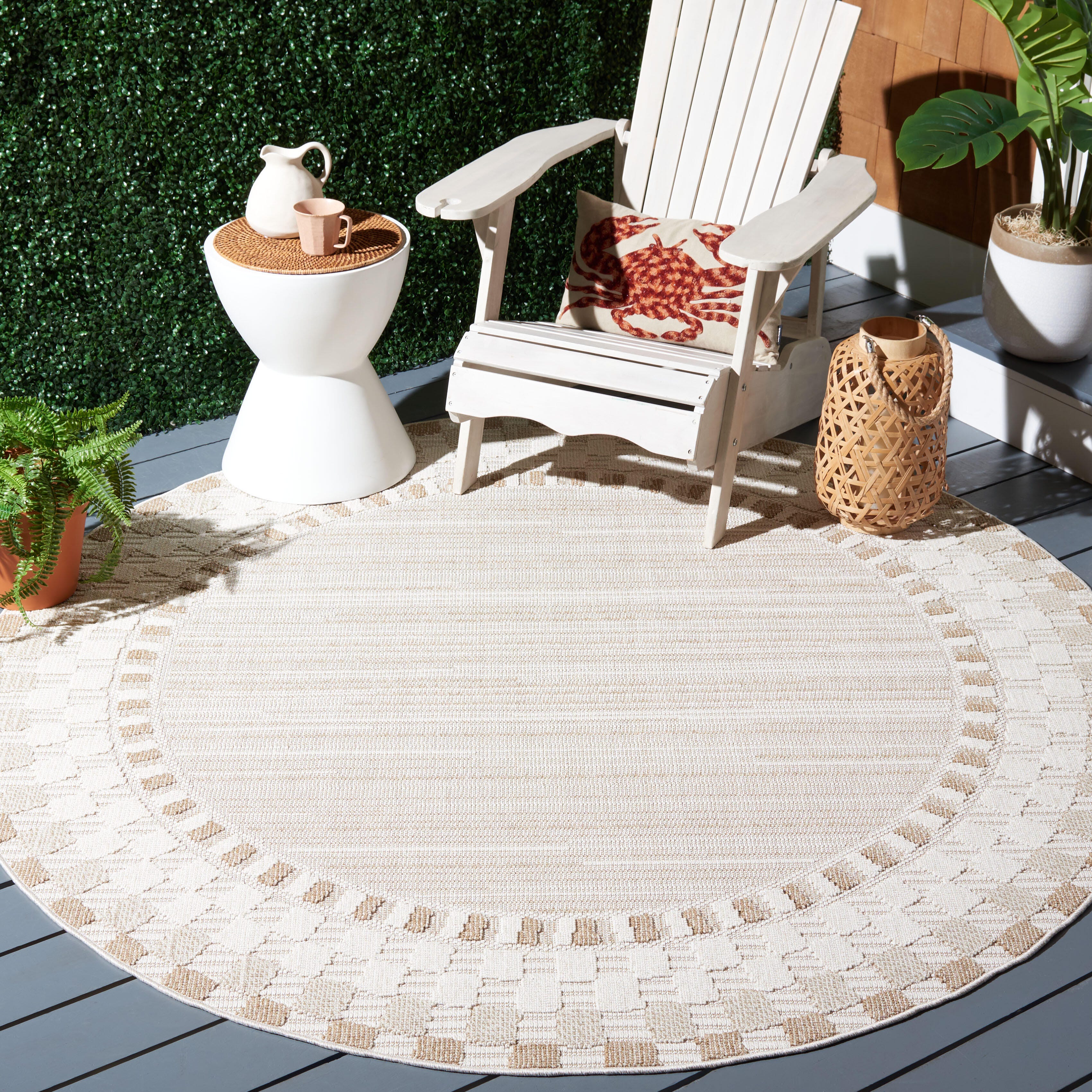Click here for Safavieh Global Bridie 6 7 x 6 7 Round Area Rug  B... prices