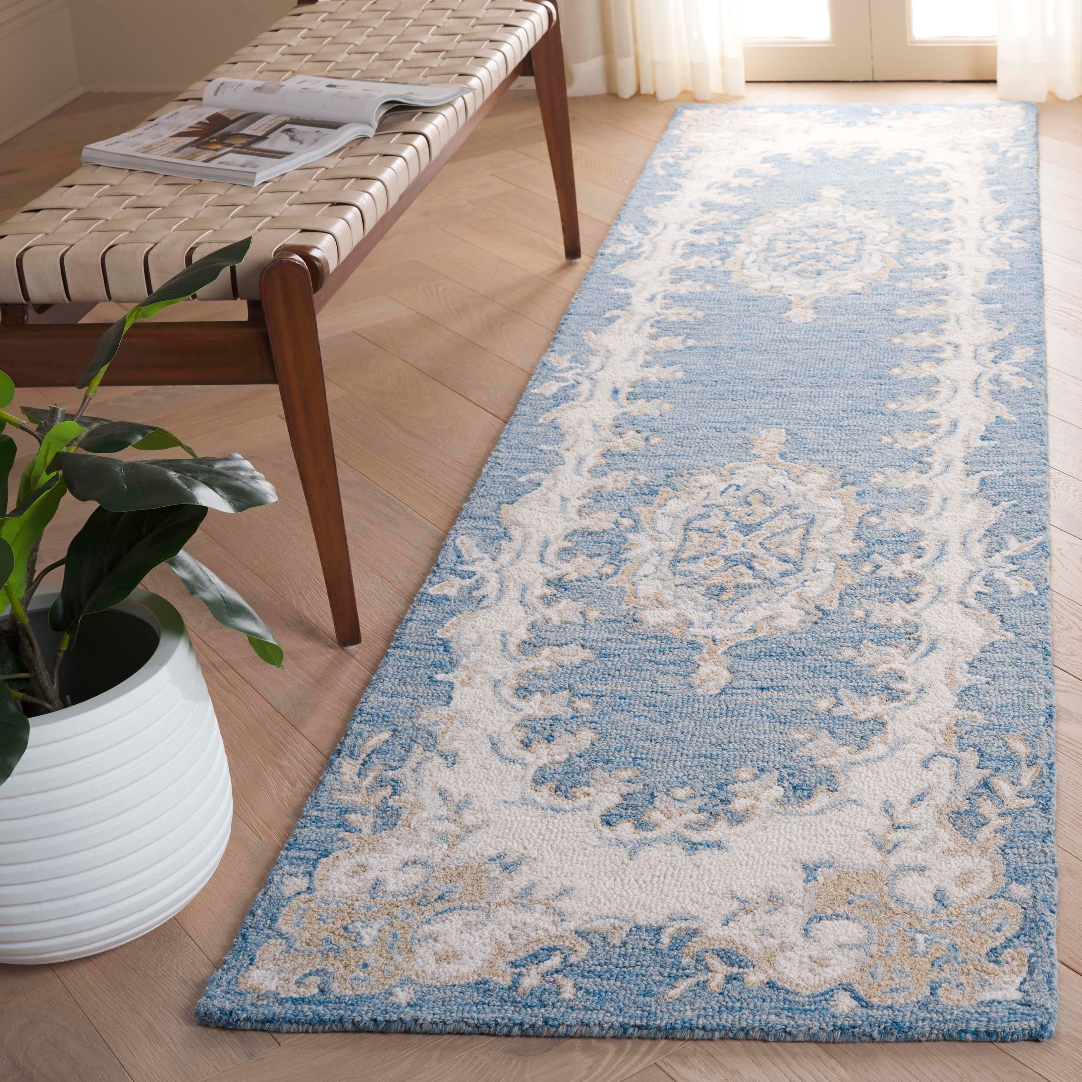Click here for Safavieh Ebony Annegreth 2 3 x 9 Runner Rug  Blue/... prices