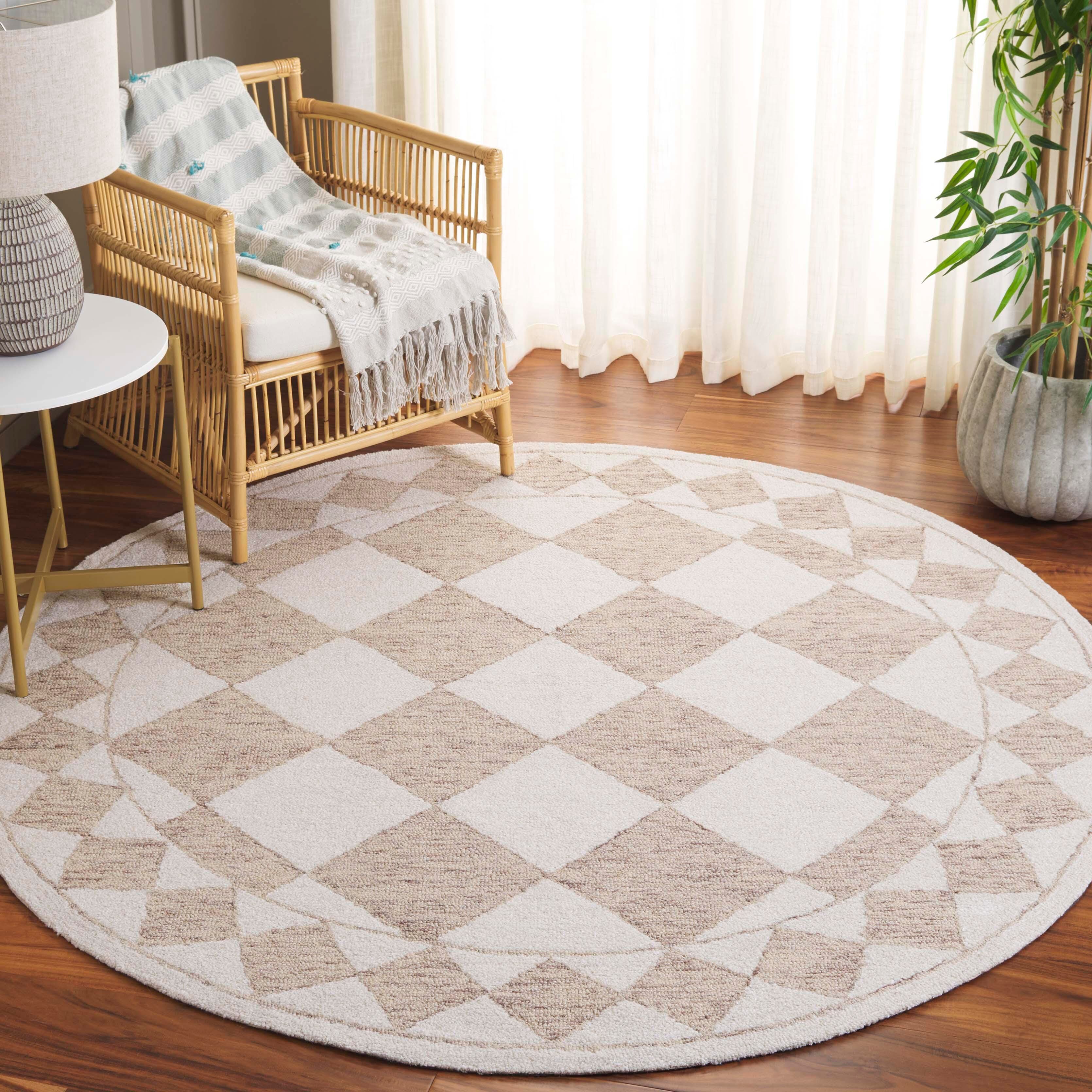 Click here for Safavieh Ebony Ceridwen 6 x 6 Round Area Rug  Ligh... prices