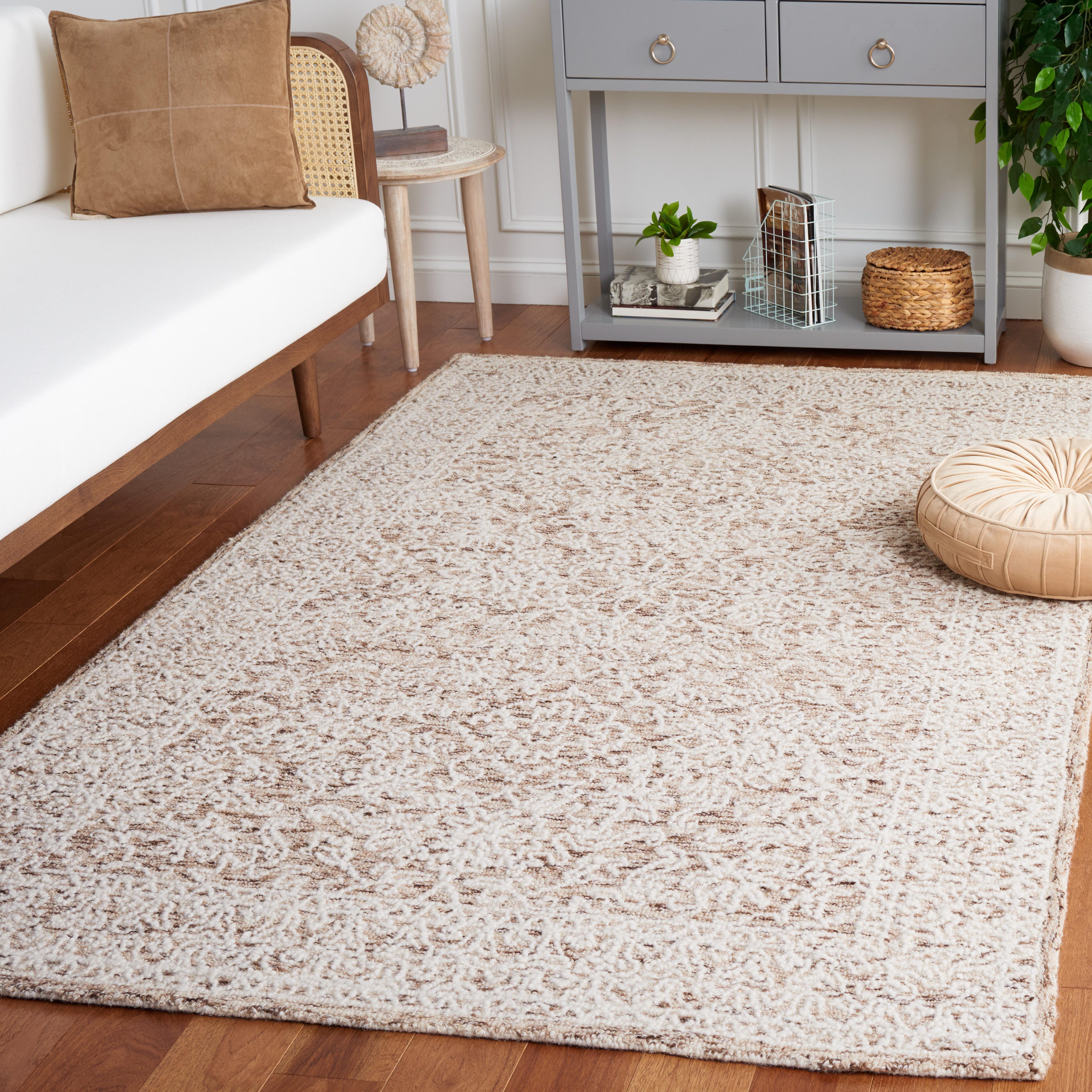 Click here for Safavieh Ebony Irinka 6 x Square Area Rug  Brown/I... prices