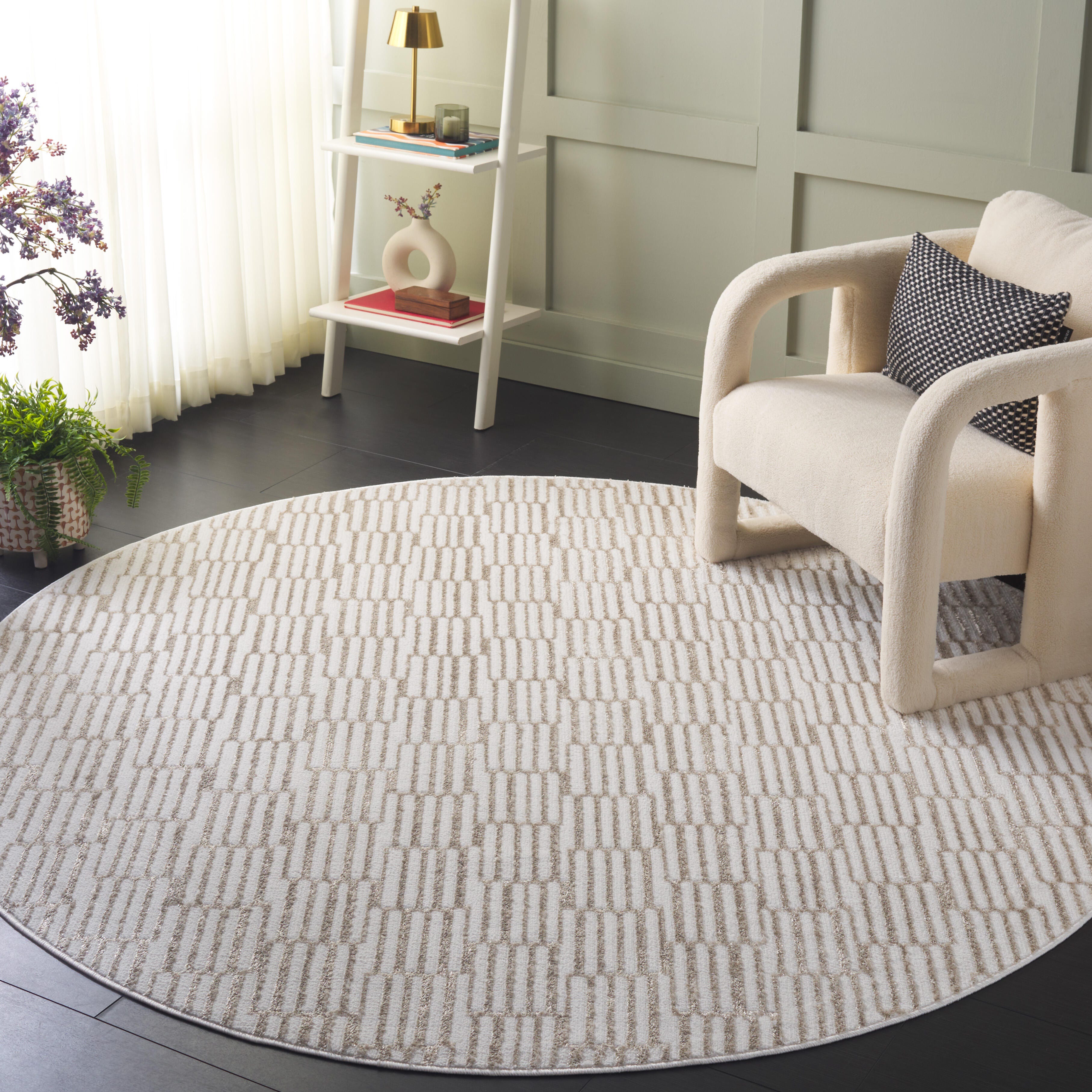 Click here for Safavieh Maya Narda 6 7 x 6 7 Round Area Rug  Ivor... prices
