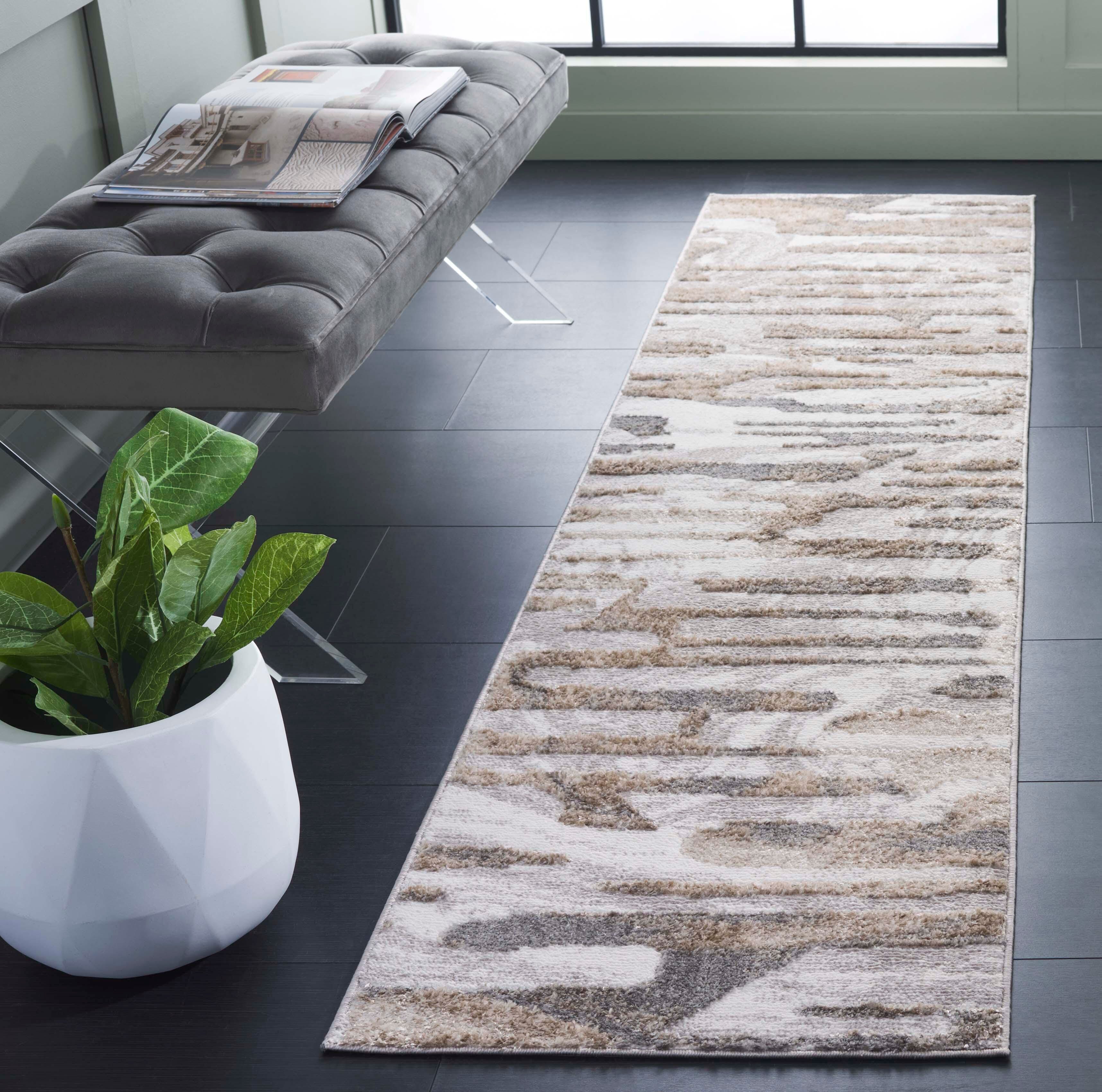 Click here for Safavieh Maya Vladka 2 x 8 Runner Rug  Ivory/Gray... prices