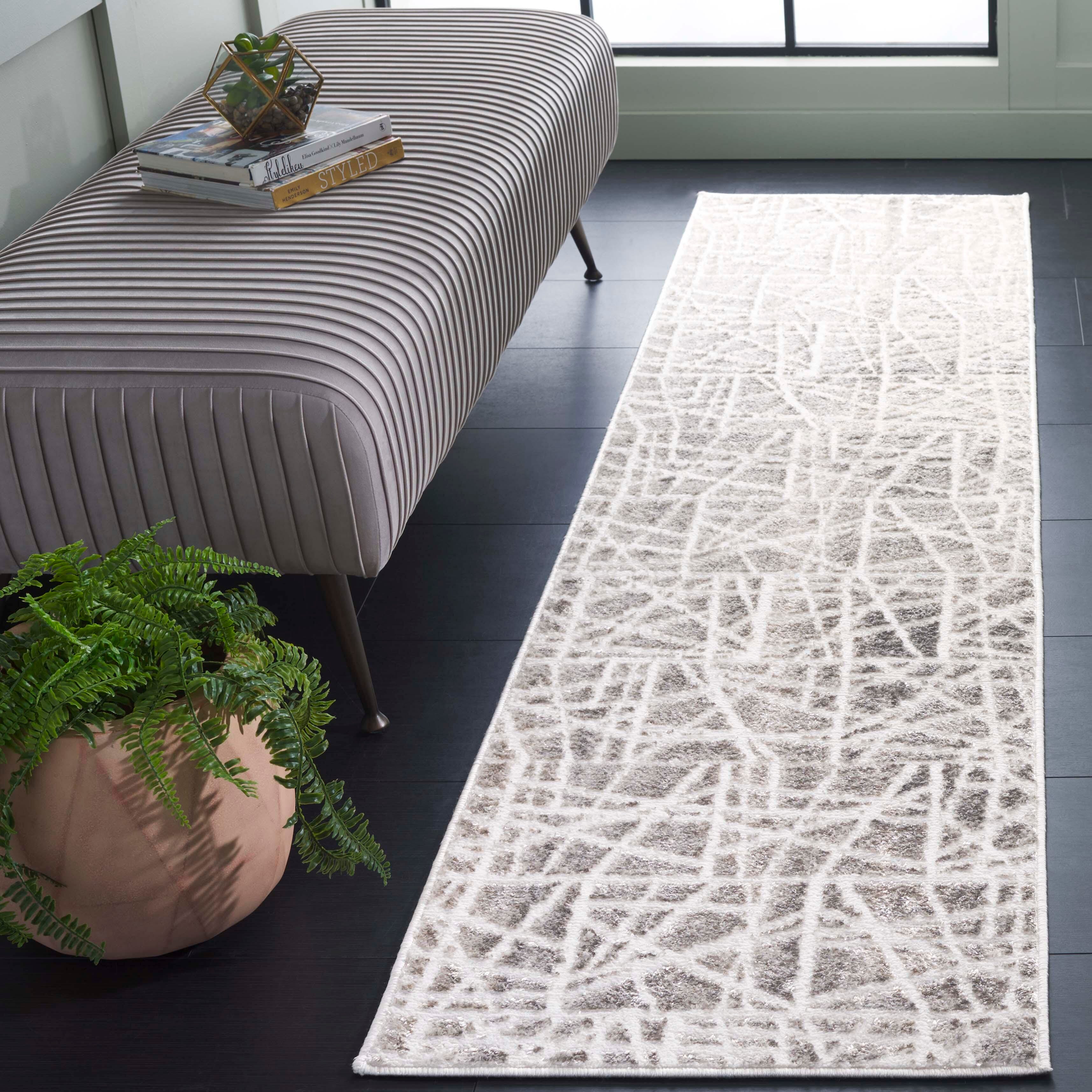 Click here for Safavieh Maya Almut 2 x 8 Runner Rug  Taupe/Gray prices