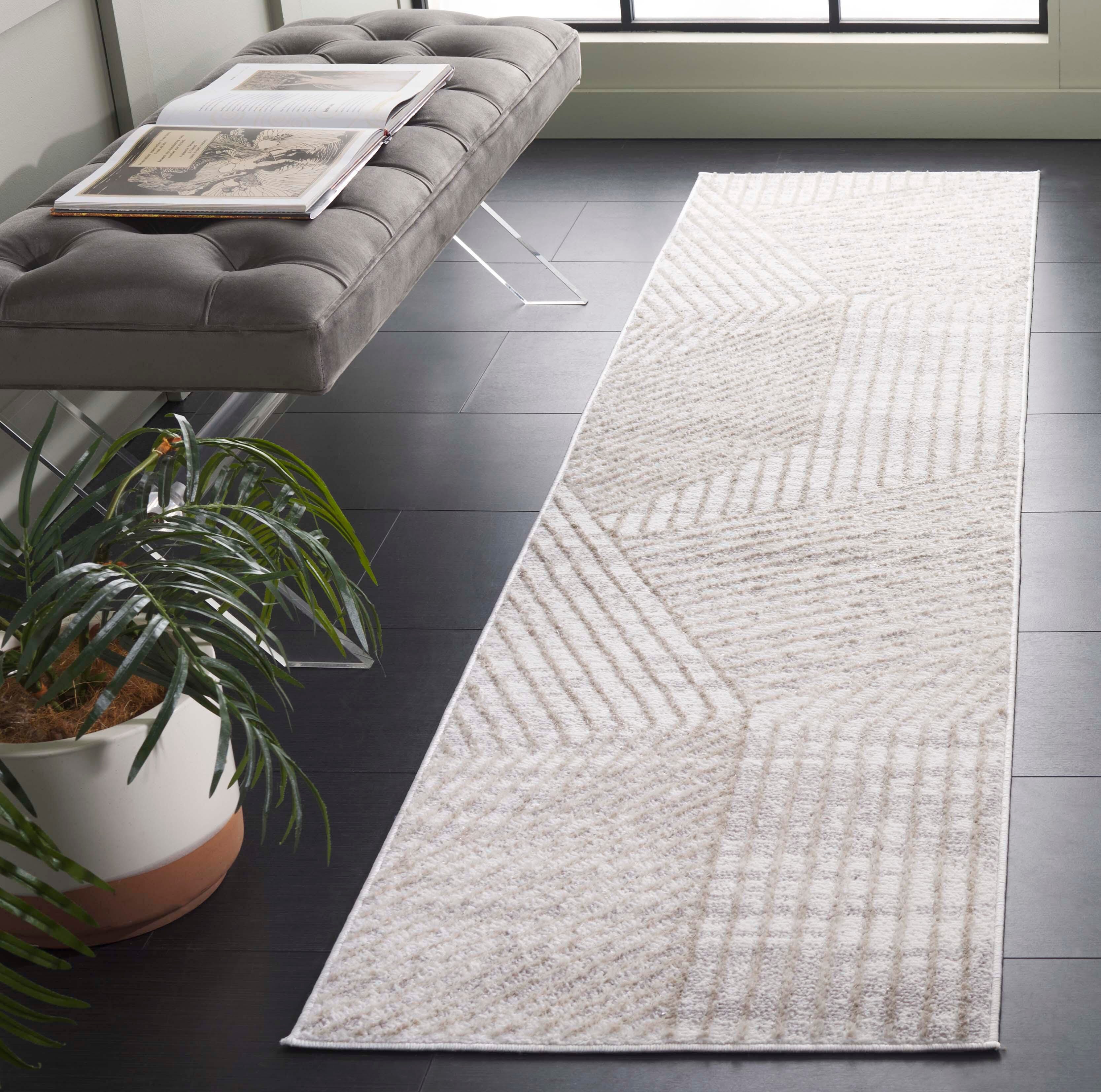 Click here for Safavieh Maya Elisheva 2 x 8 Runner Rug  Ivory/Bei... prices