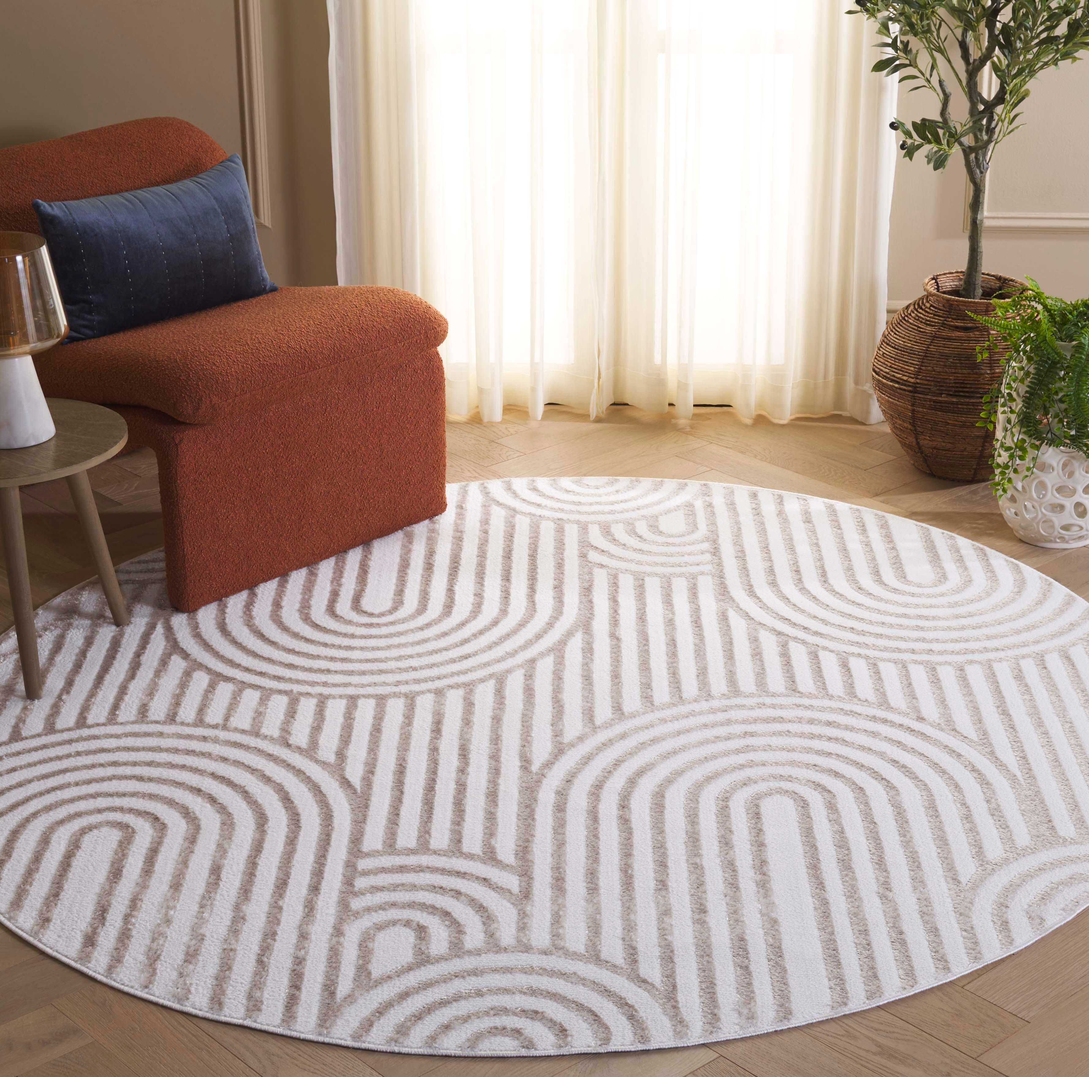 Click here for Safavieh Maya Triona 6 7 x 6 7 Round Area Rug  Ivo... prices