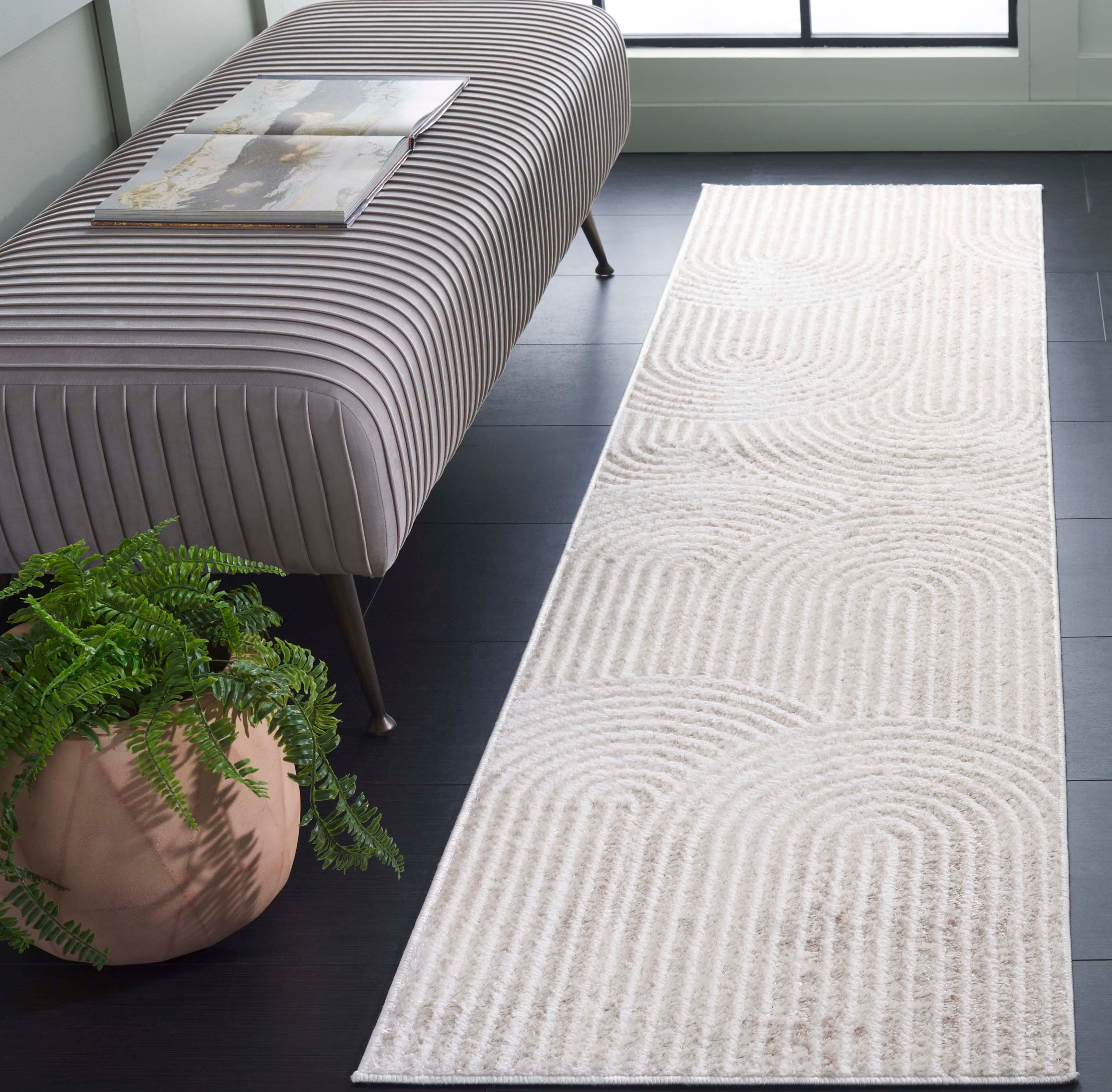 Click here for Safavieh Maya Beril 2 x 8 Runner Rug  Taupe/Ivory prices