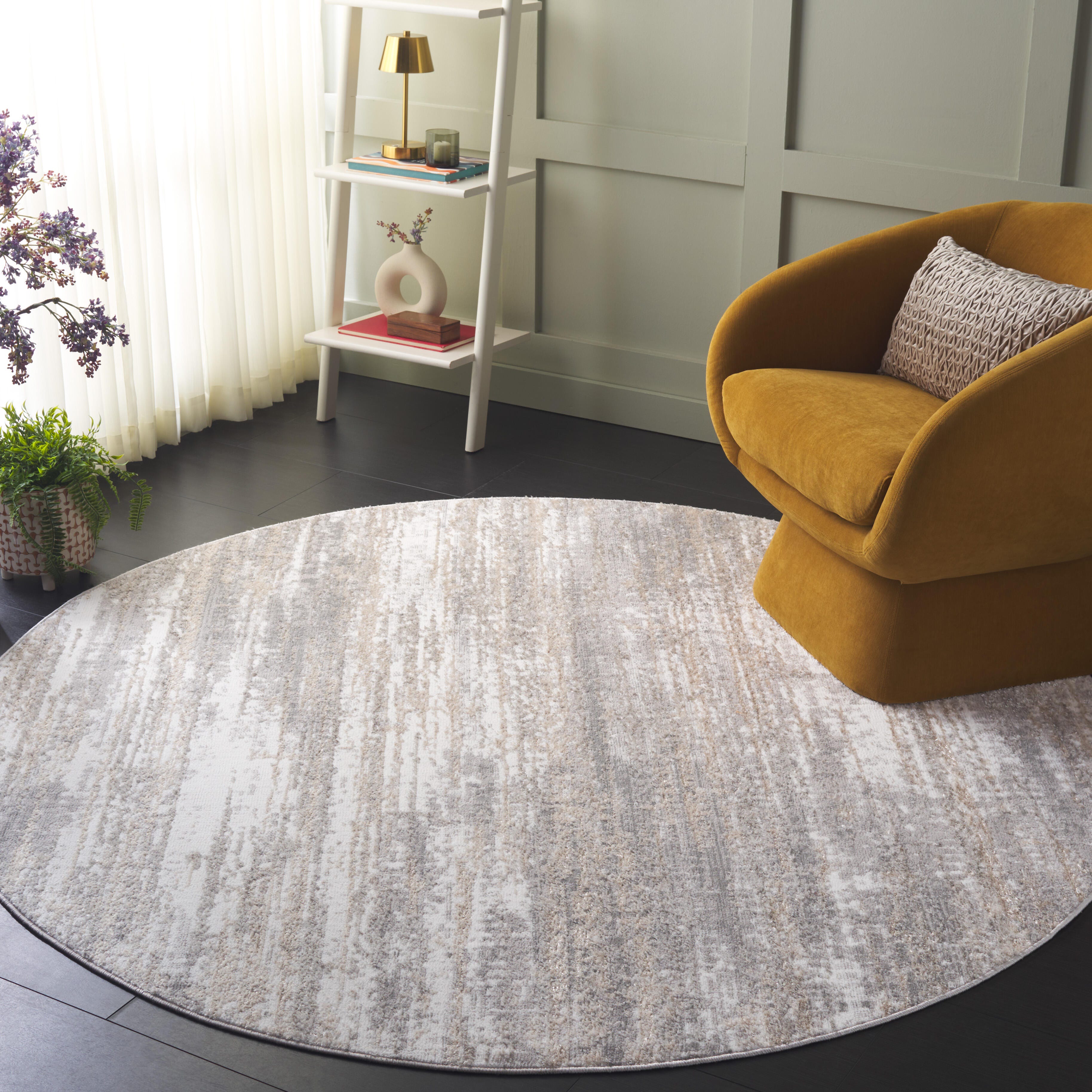 Click here for Safavieh Maya Sinem 6 7 x 6 7 Round Area Rug  Ivor... prices
